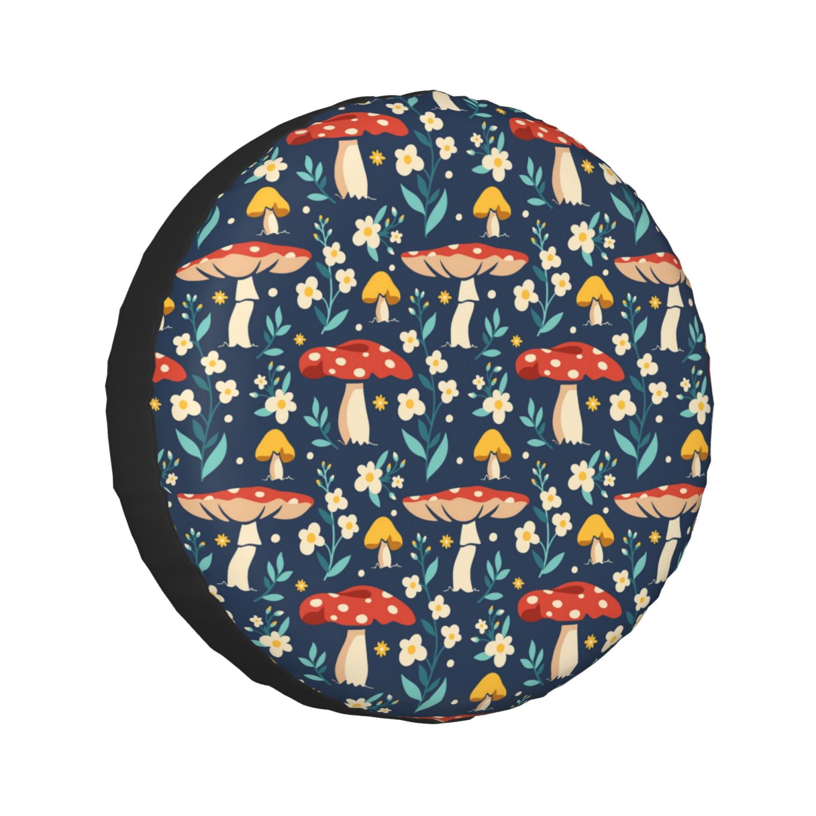 Adobk Colorful Mushrooms Spare Tire Wheel Cover For Car Truck Suv ...