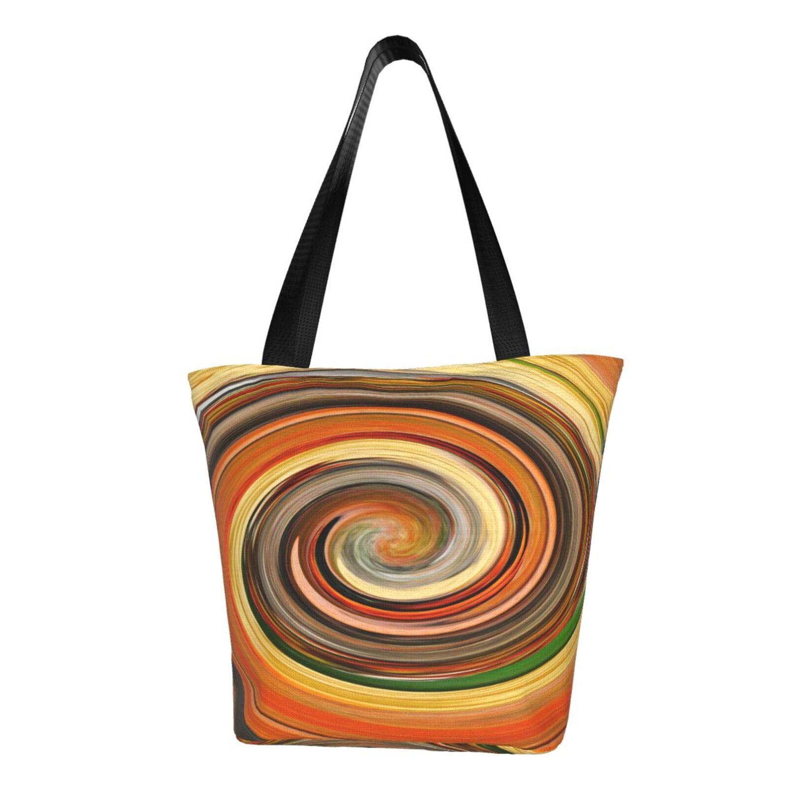 Adobk Colorful Swirl Canvas Tote Bag Vintage Tote Bag Shopping Bags ...