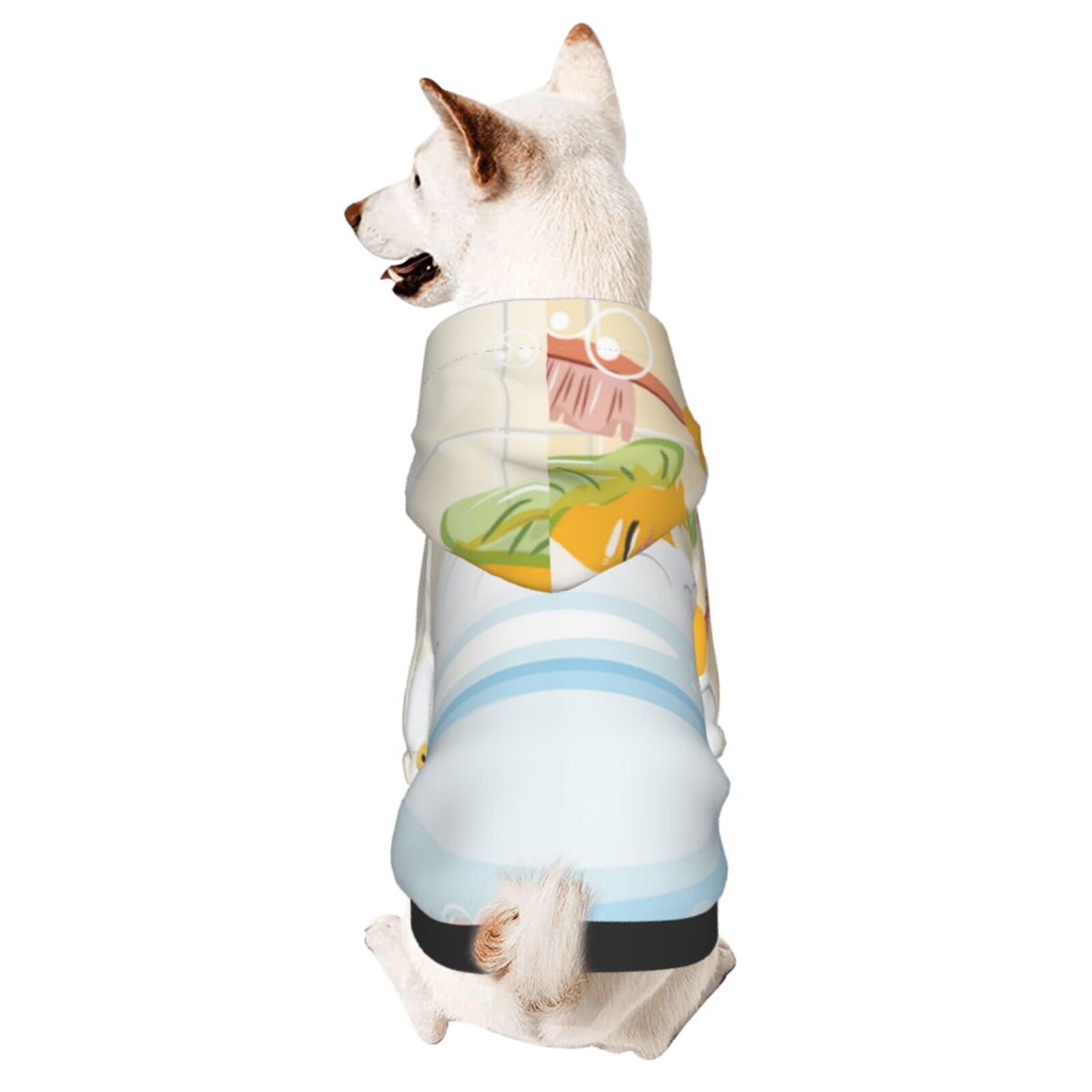 Adobk Corgi In The Shower Cap Bathing Print Dog Hoodie Dog Sweater ...