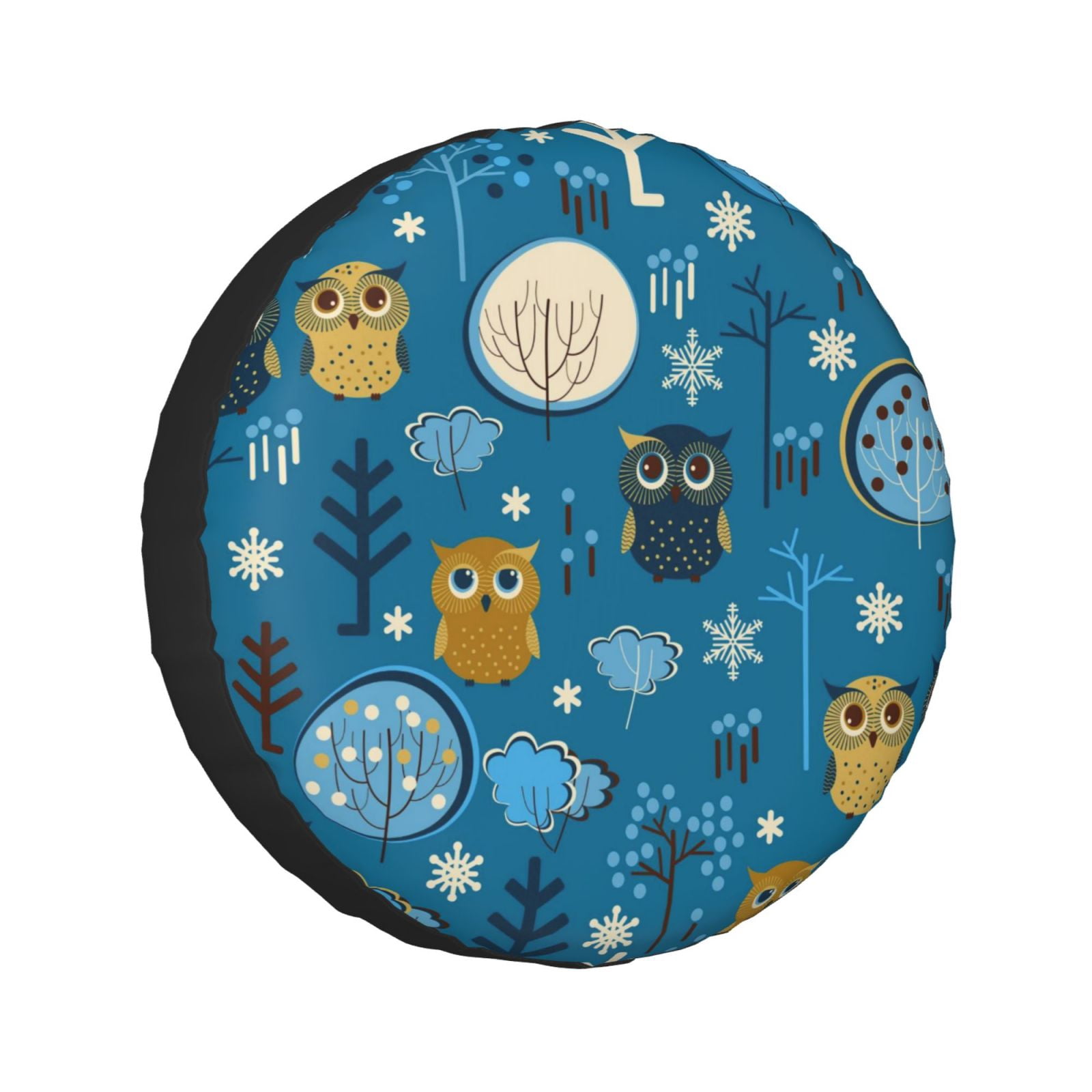 Adobk Cute Colorful Owls And Trees Spare Tire Wheel Cover For Car Truck ...