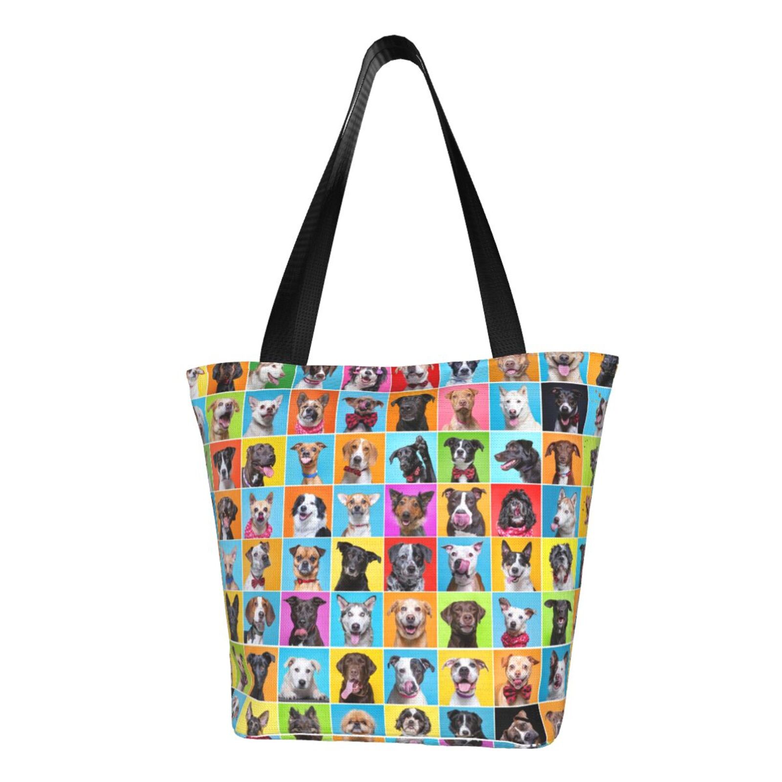 Adobk Cute Dogs Collage Canvas Tote Bag Vintage Tote Bag Shopping Bags ...
