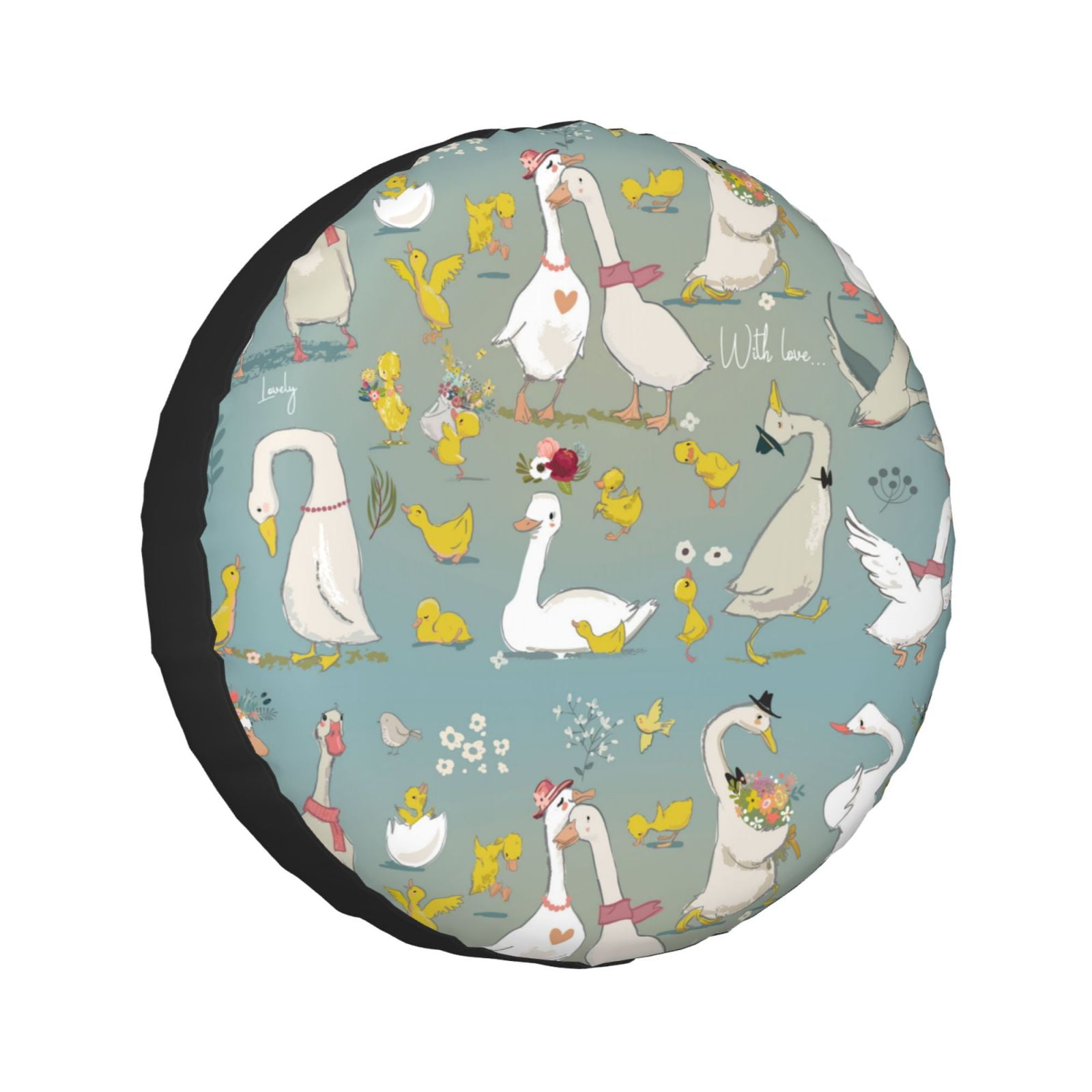 Adobk Cute Farm Birds Spare Tire Wheel Cover For Car Truck Suv Camper ...