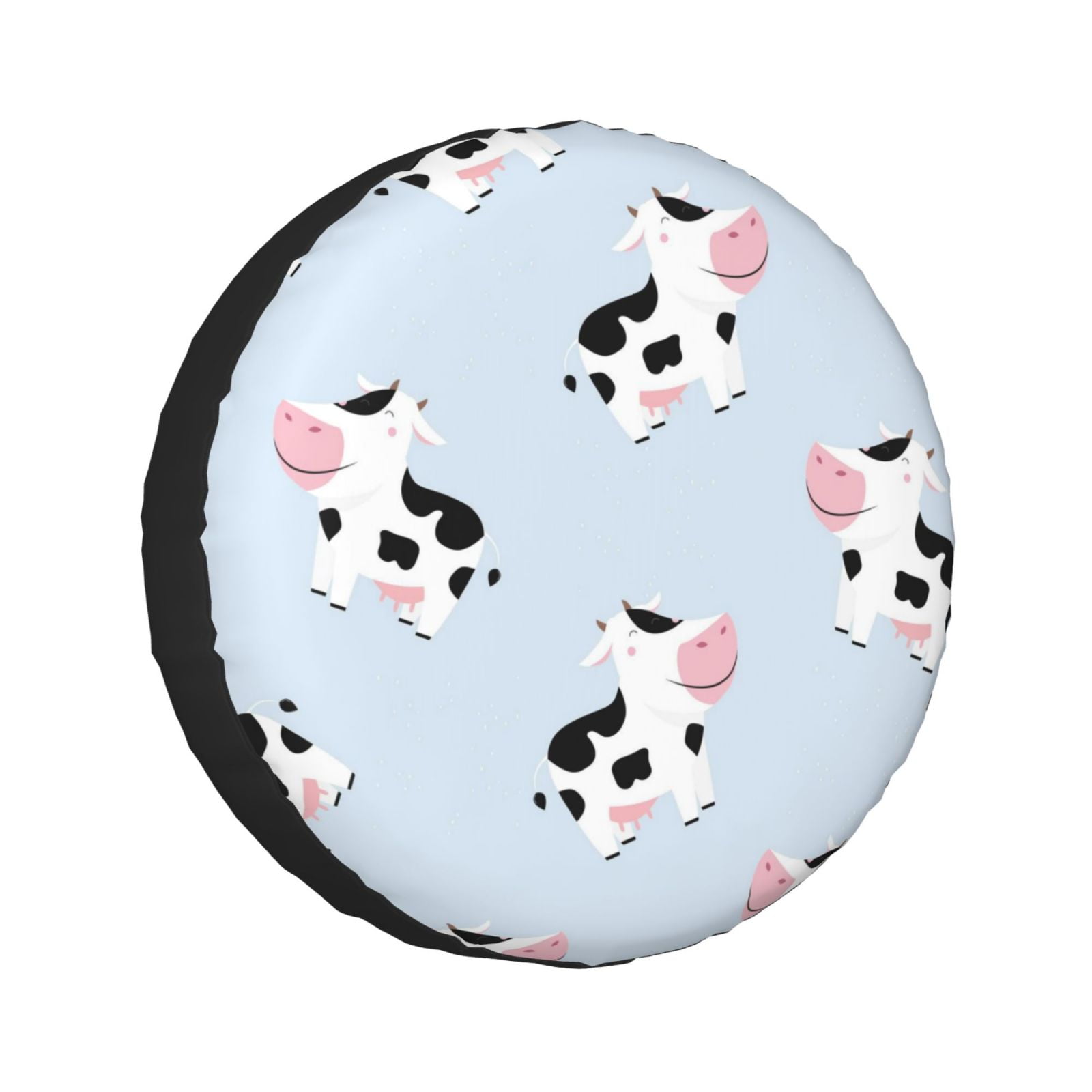 Adobk Cute Farm Cow Spare Tire Wheel Cover For Car Truck Suv Camper ...