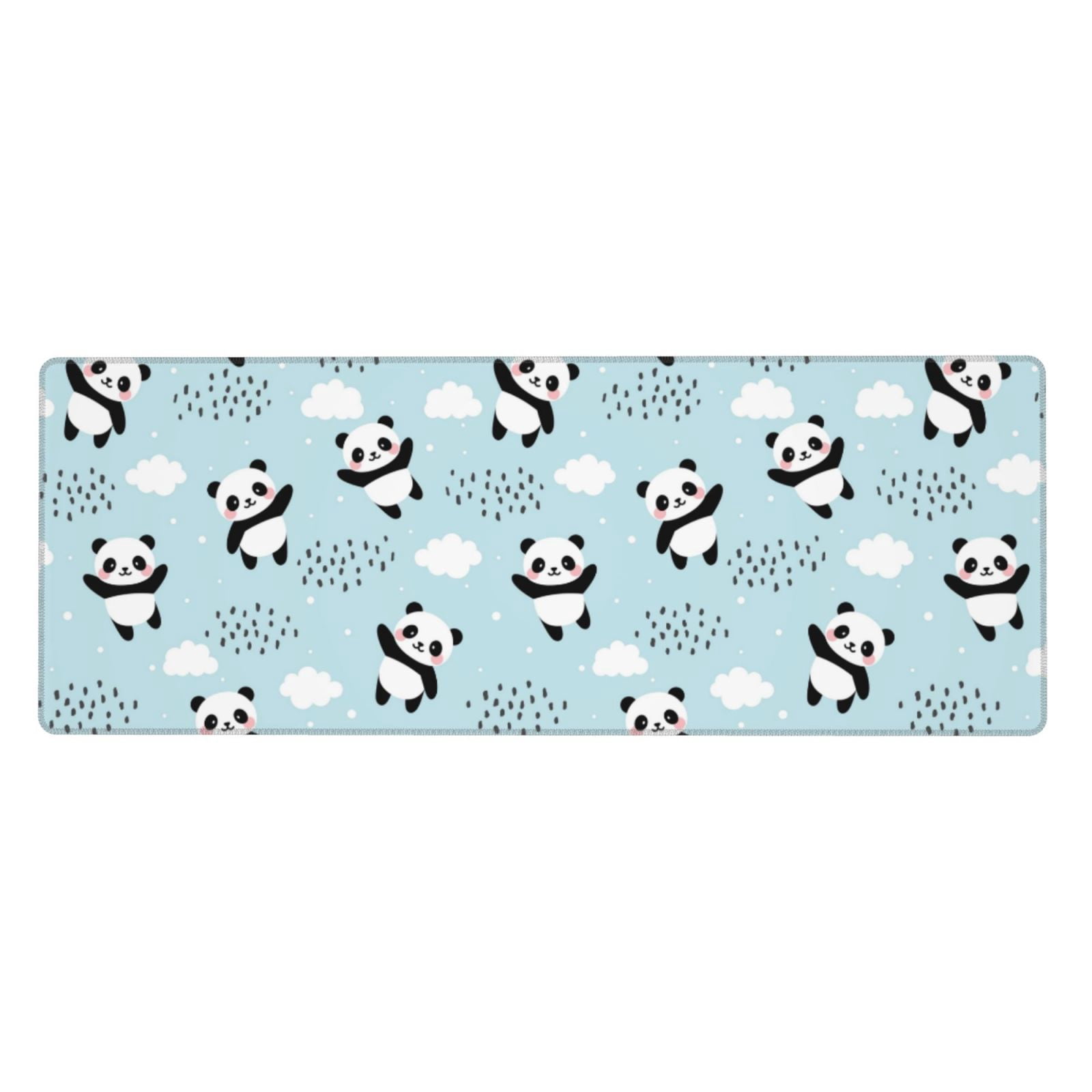 Adobk Cute Panda Bear Large Gaming Mouse Pad,31.5 X 11.8 In Mouse Mat ...