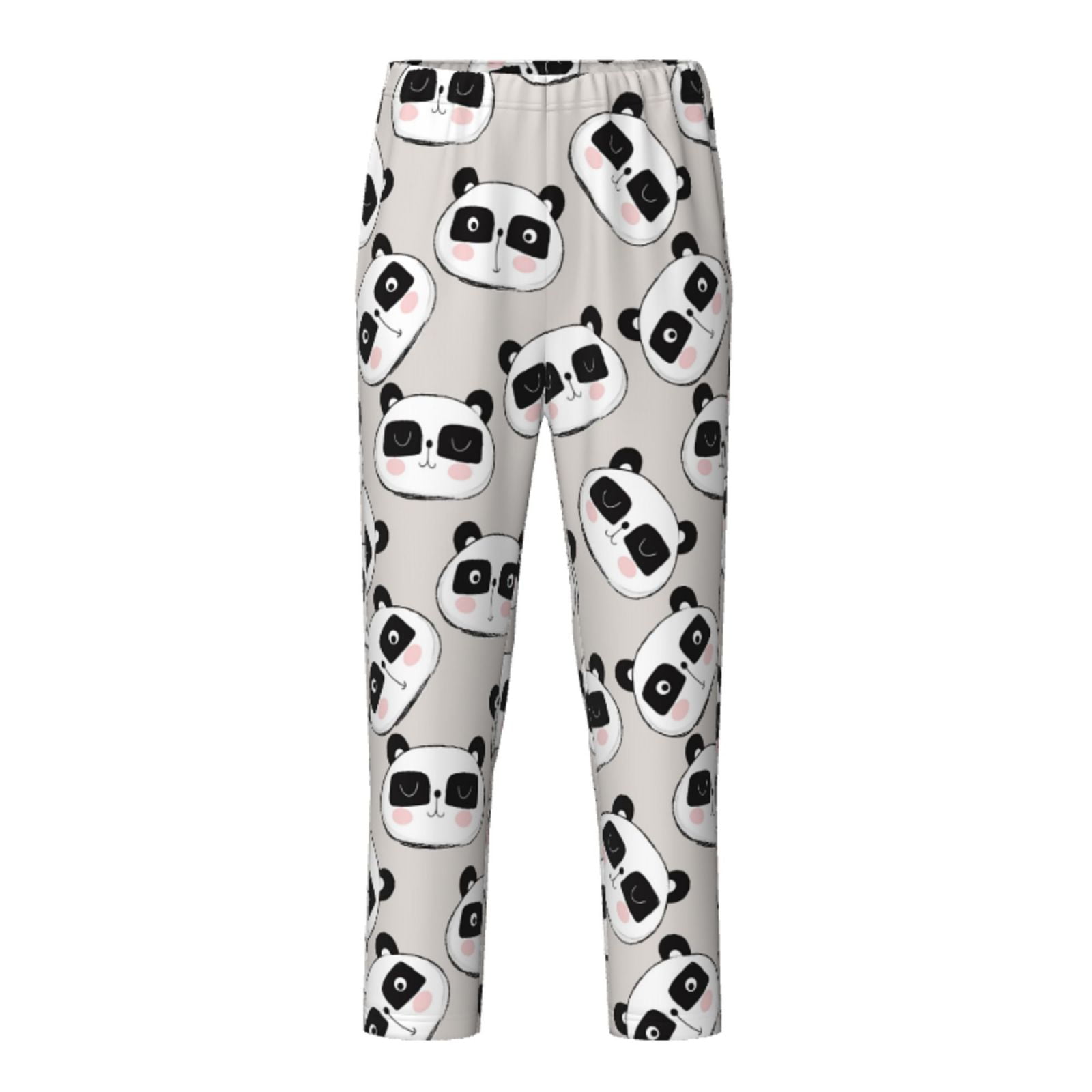 Adobk Cute Panda Print Teenagers' Pajama Pants Pajama Pants Long Sleep ...