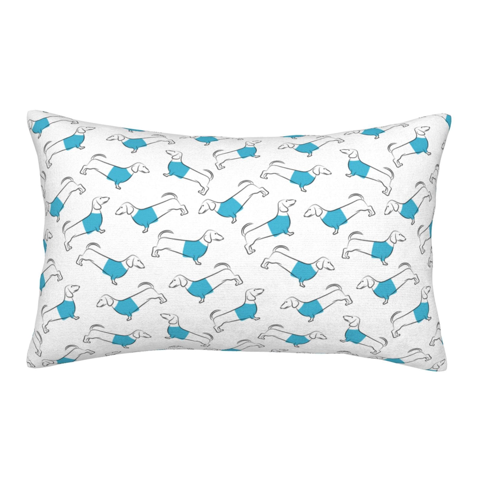 Adobk Dachshund Dog Puppy Print Pillowcases Cotton Queen Pillow Cases ...
