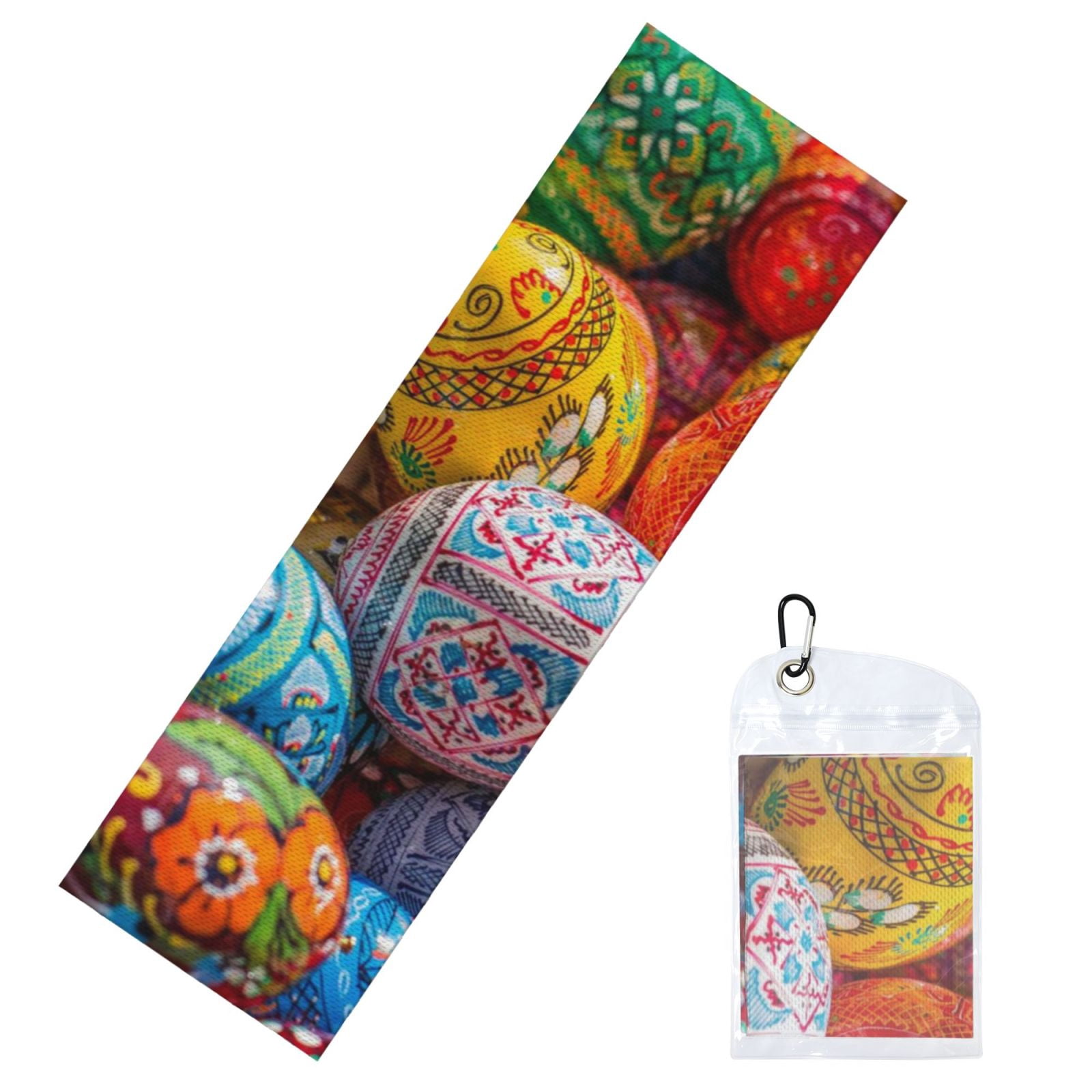 Adobk Easter Eggs Print Cold Exercise Towel 12x40 in Ice Towel Soft ...
