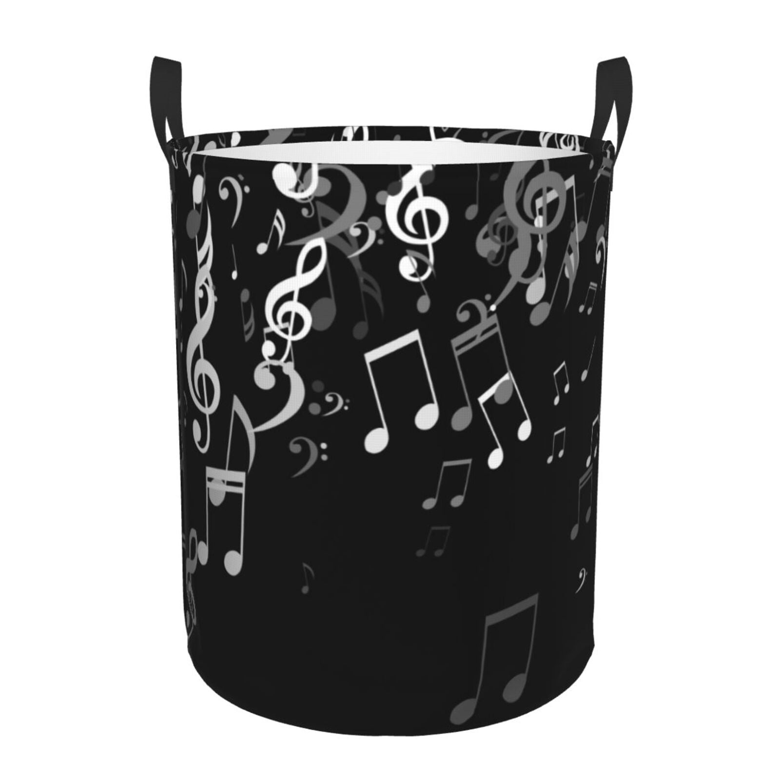 Adobk Falling Musical Print Laundry Basket,irty Clothes Hamper with ...