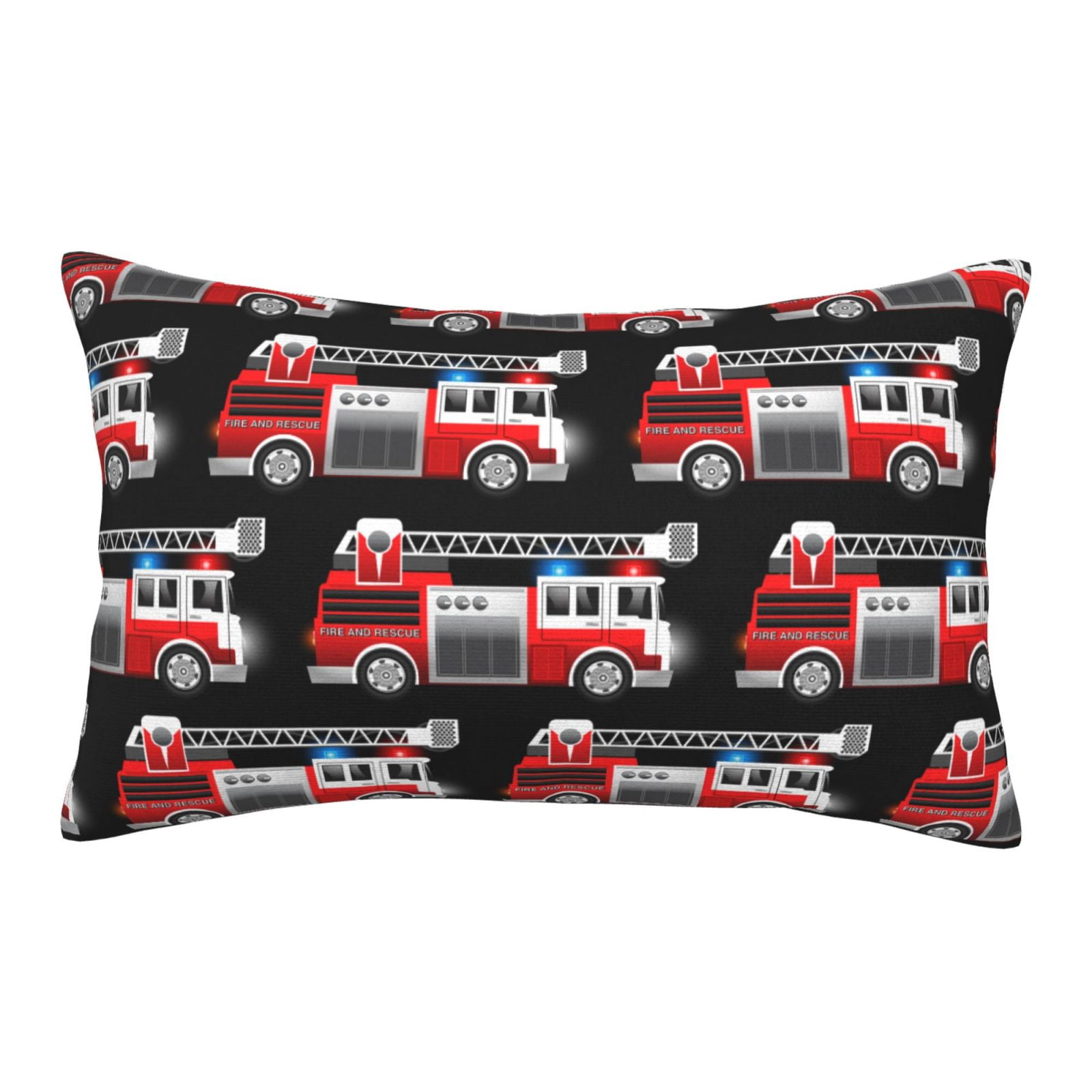 Adobk Fire And Rescue Truck Print Pillow Cases Standard Size,Fire And ...