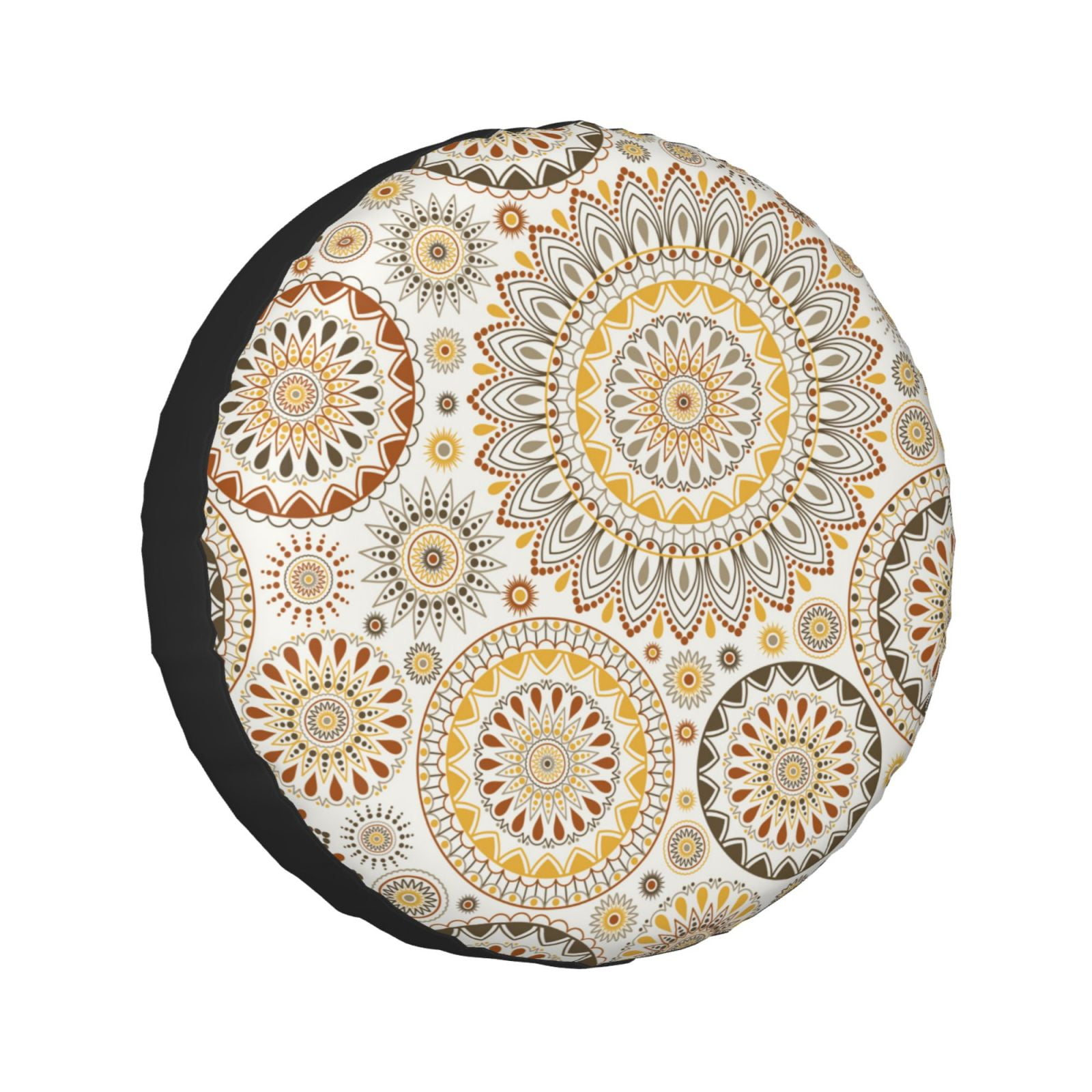 Adobk Flowers And Leaves Spare Tire Wheel Cover For Car Truck Suv ...