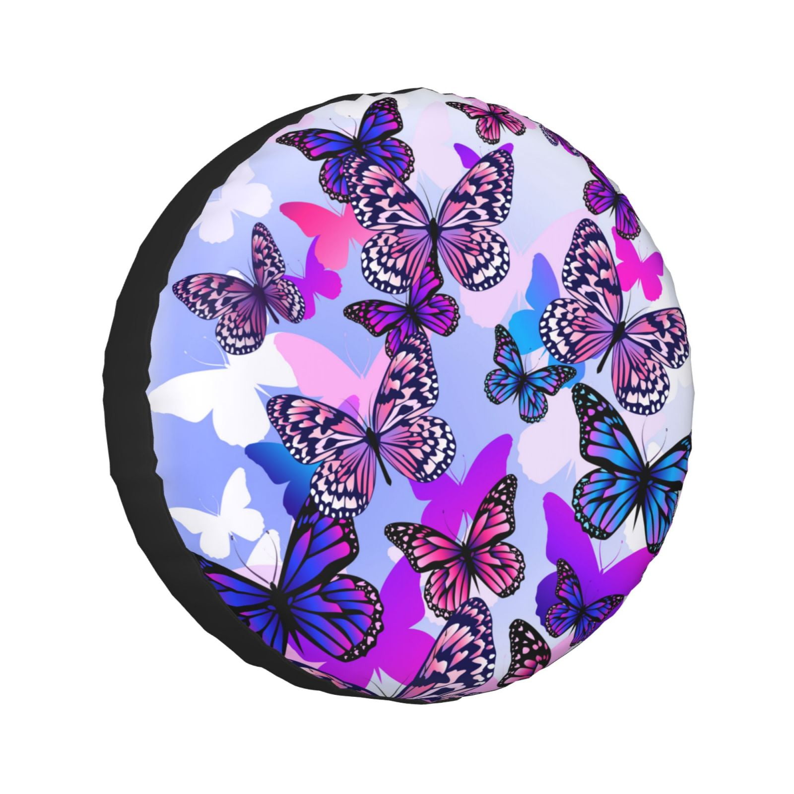 Adobk Flying Butterflies Spare Tire Wheel Cover For Car Truck Suv