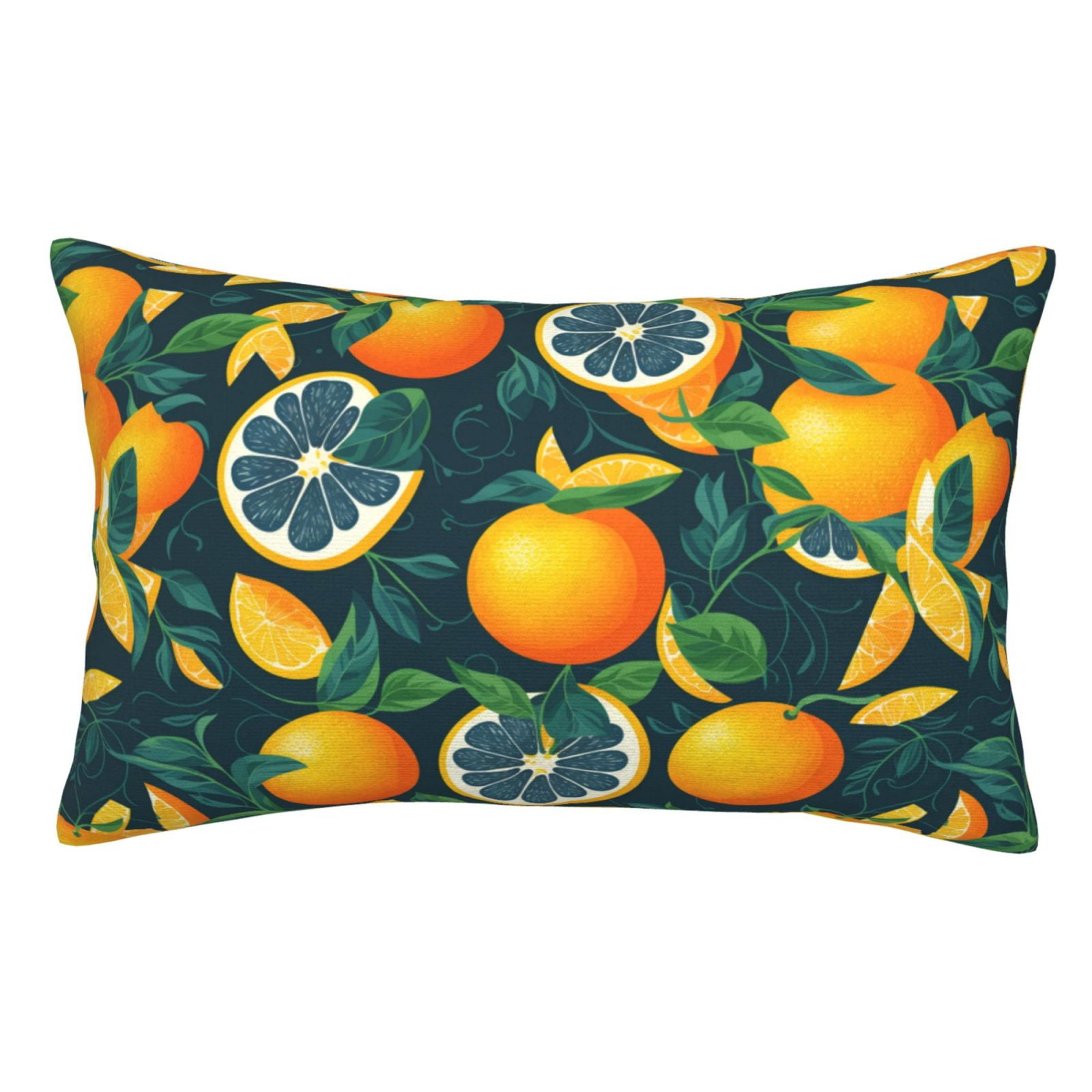 Adobk Fresh Orange Print Pillow Cases Standard Size,Fresh Orange ...