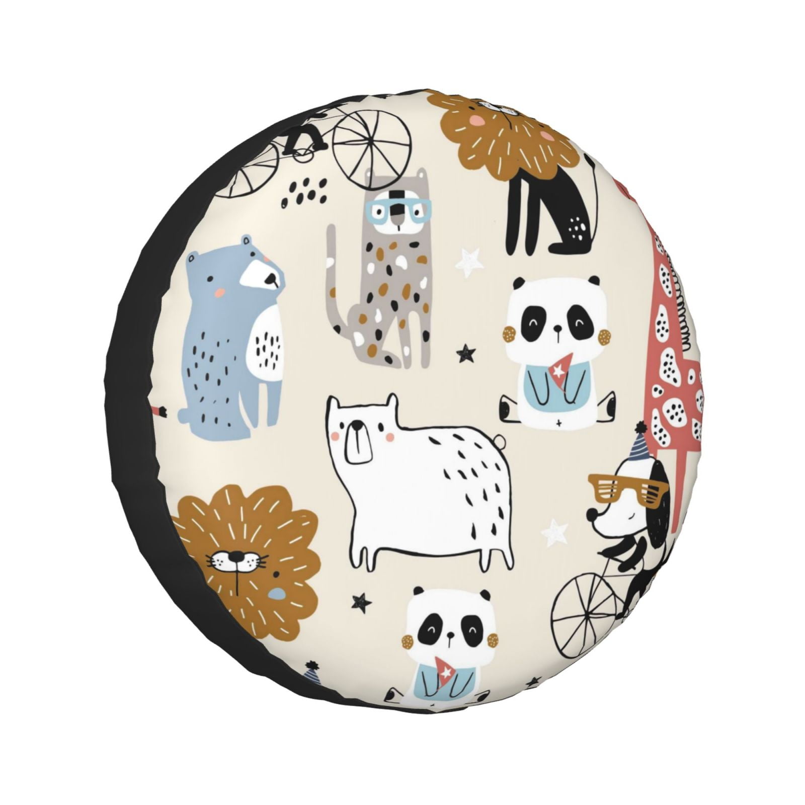 Adobk Hand Drawn Animals Spare Tire Wheel Cover For Car Truck Suv ...