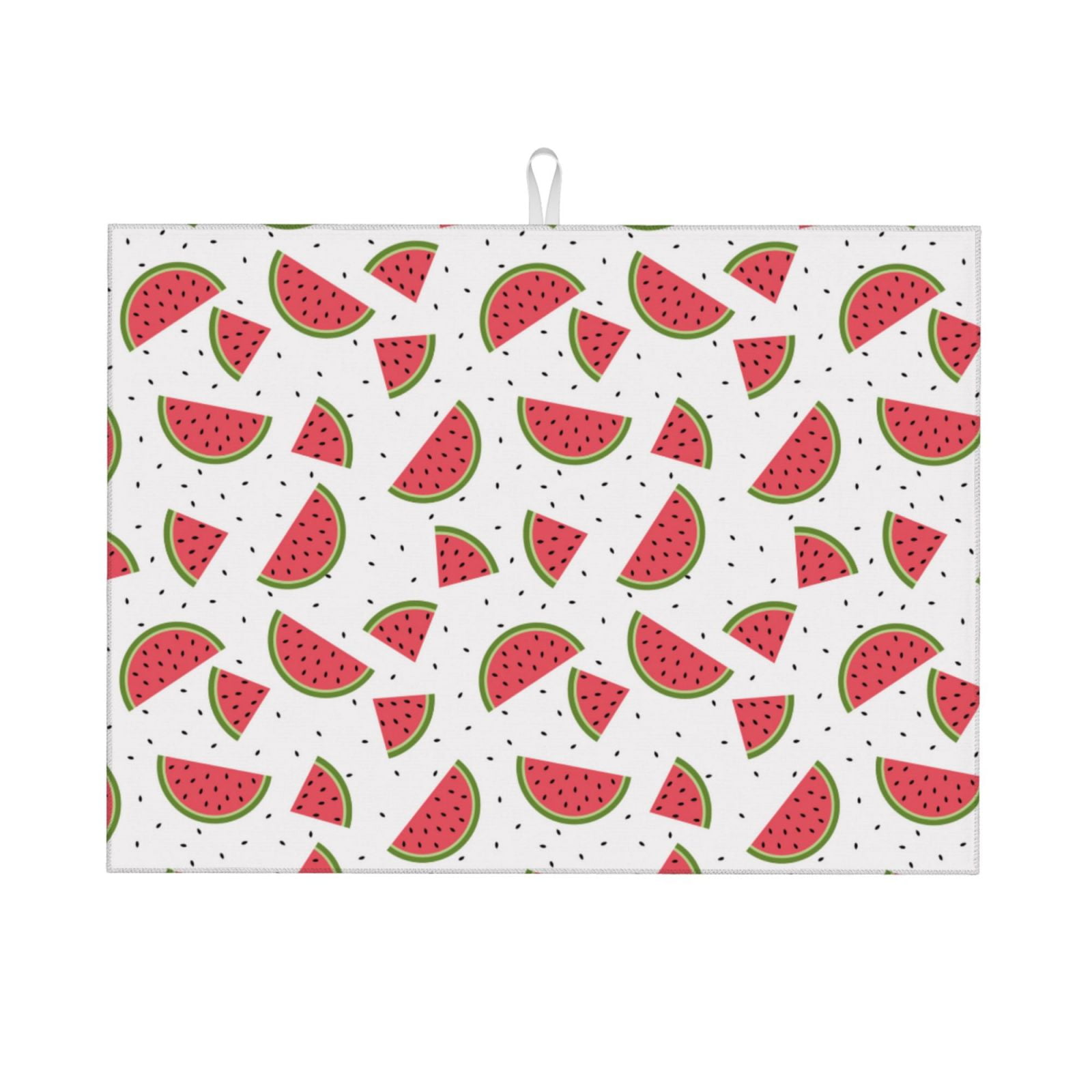 Adobk Hand Drawn Watermelon Dish Drying Mat for Kitchen Counter ...