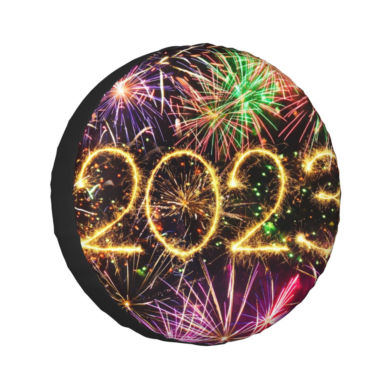 Adobk Happy New Year 2023 Spare Tire Wheel Cover For Car Truck Suv ...
