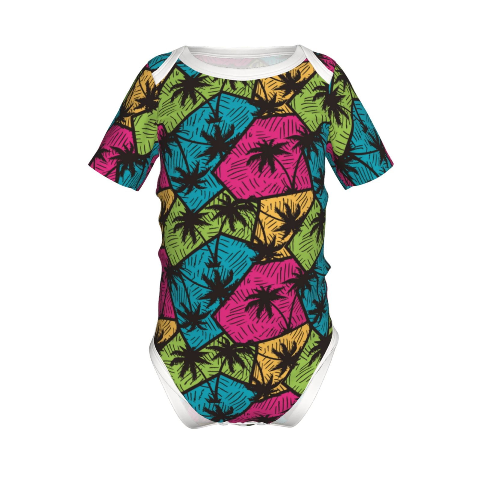 Adobk Hawaii Palms Print Baby Climbing Clothes,Jumpsuit Rompers Classic ...