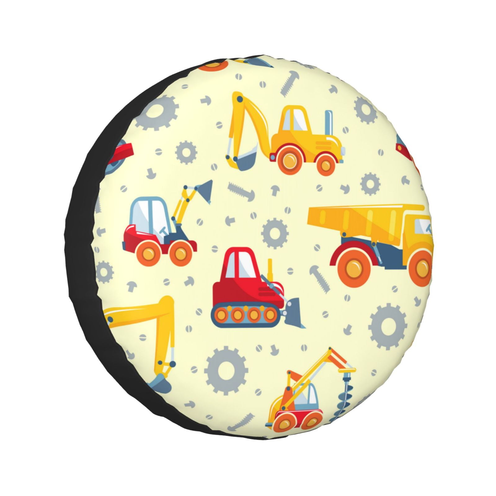 Adobk Heavy Equipment Spare Tire Wheel Cover For Car Truck Suv Camper ...