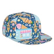 Pac-Man Logo Snapback Baseball Cap Hat - Walmart.com