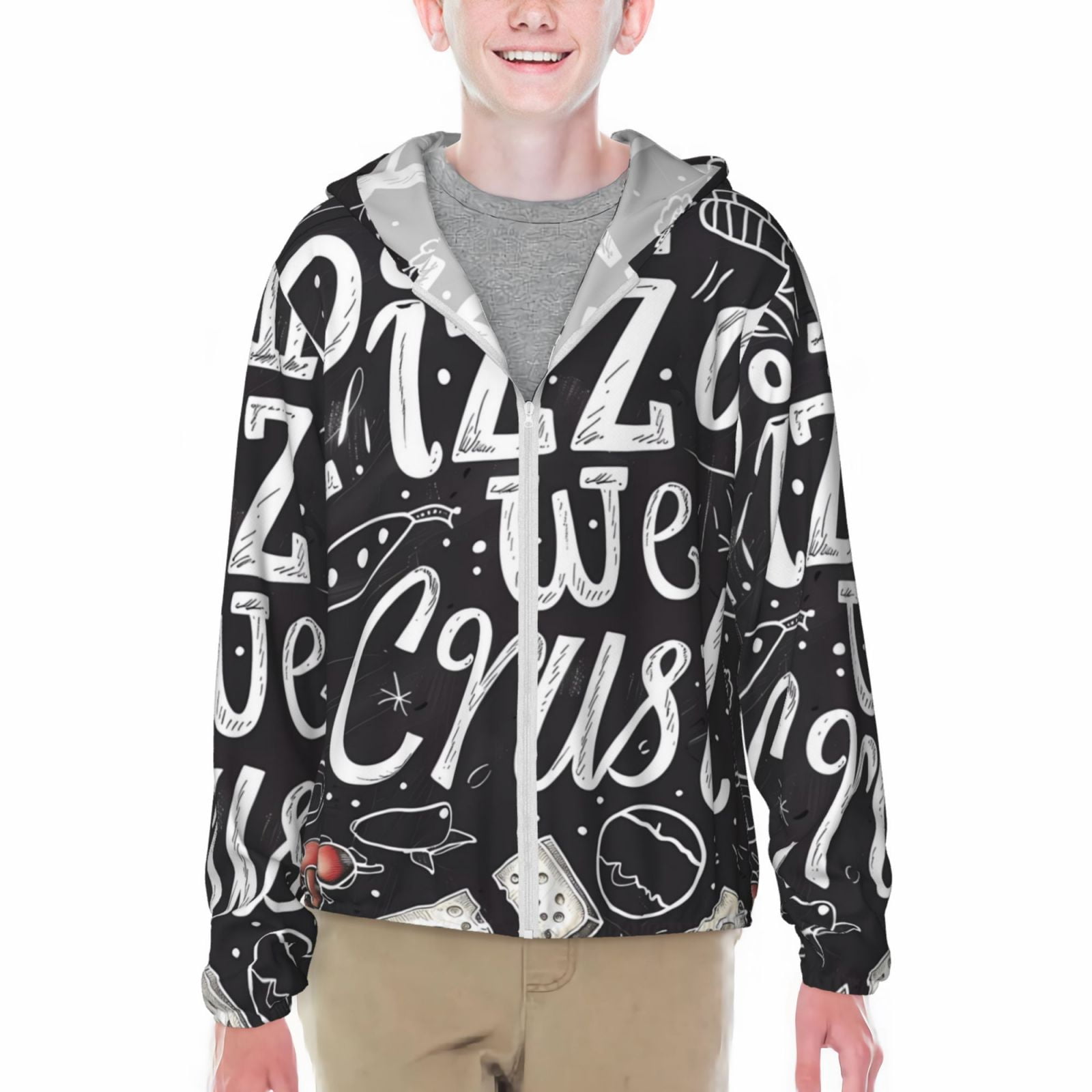 Adobk In Pizza We Crust Art Print Rash Guard Long Sleeve UPF 50+ UV ...