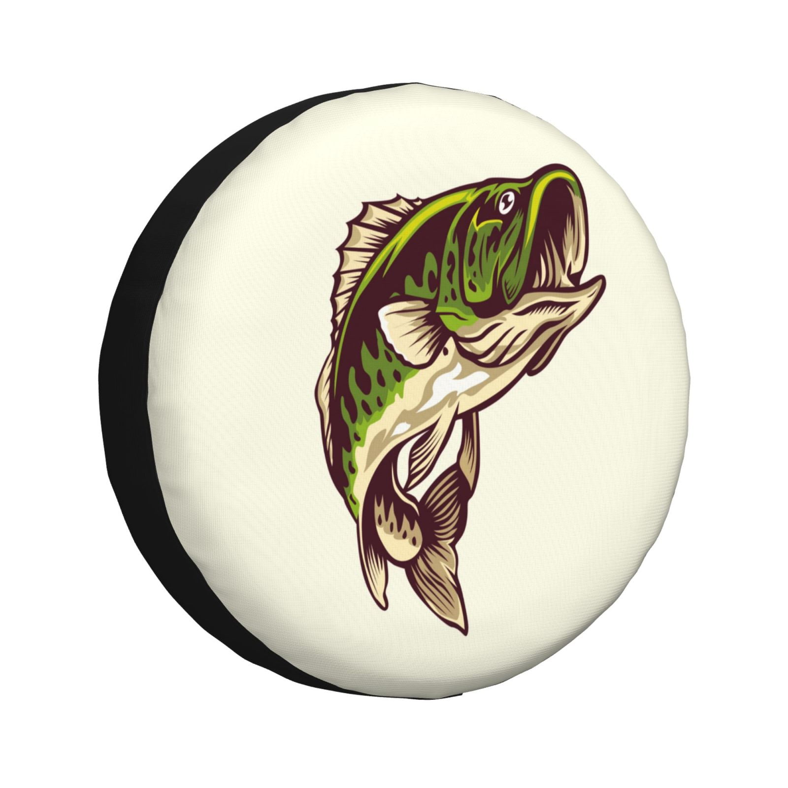 Adobk Largemouth Bass Fish (3) Print Tire Covers, Waterproof Anti-UV ...