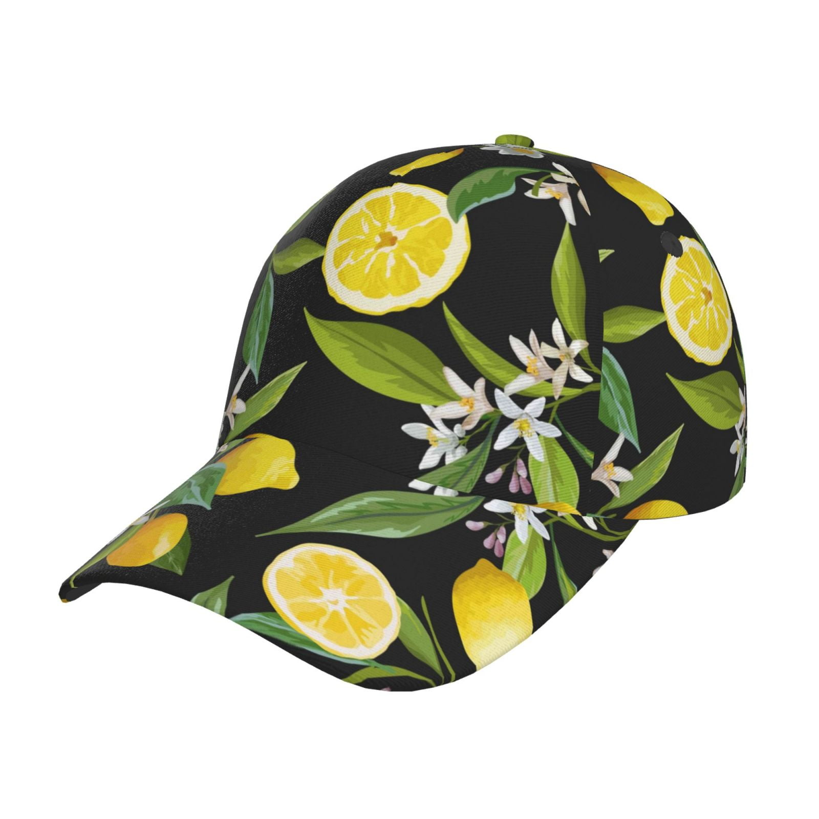 Adobk Lemon Fruits Flowers Leaves Baseball Cap Golf Dad Hat Adjustable ...