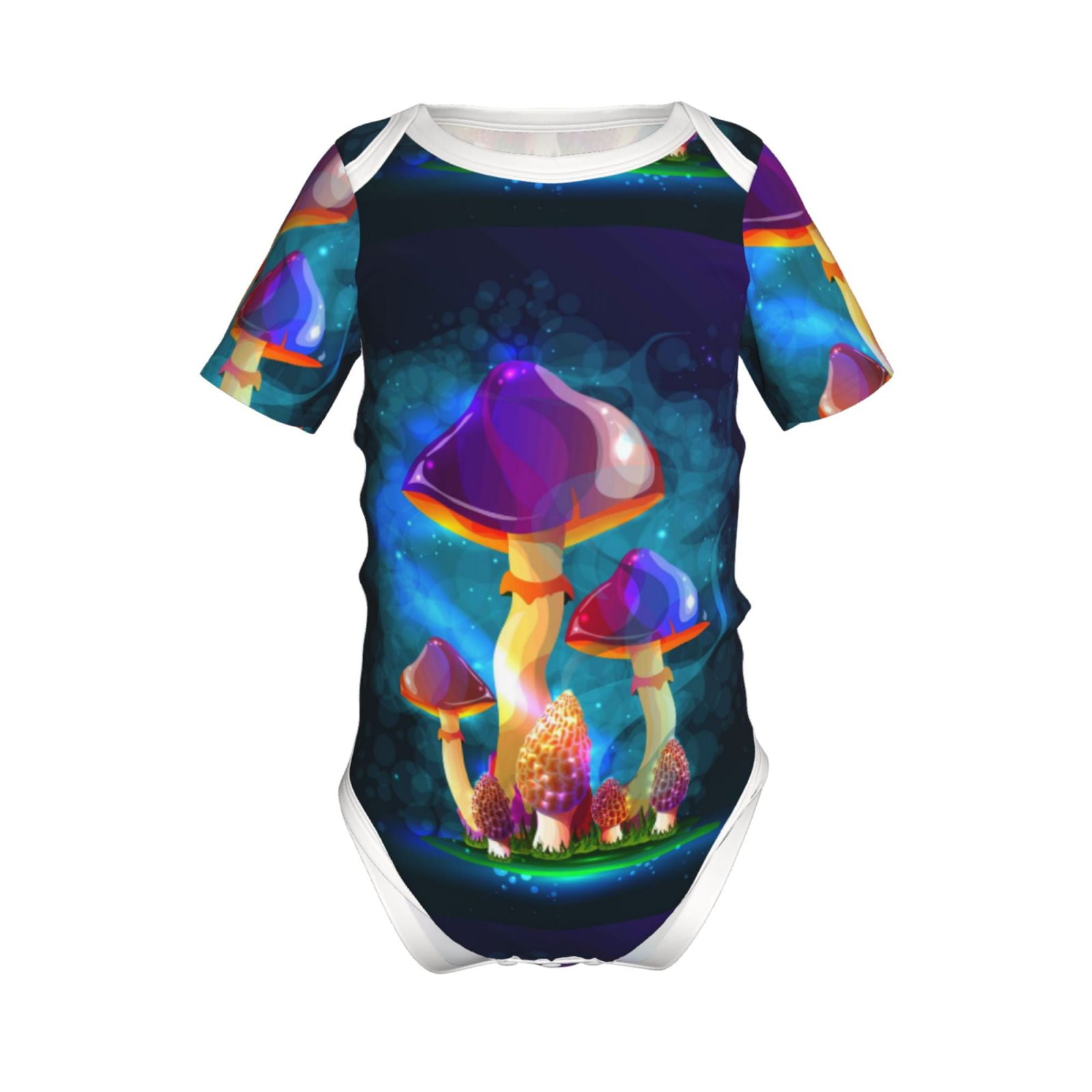 Adobk Magic Mushrooms ,Fireflies Print Baby Climbing Clothes,Jumpsuit ...