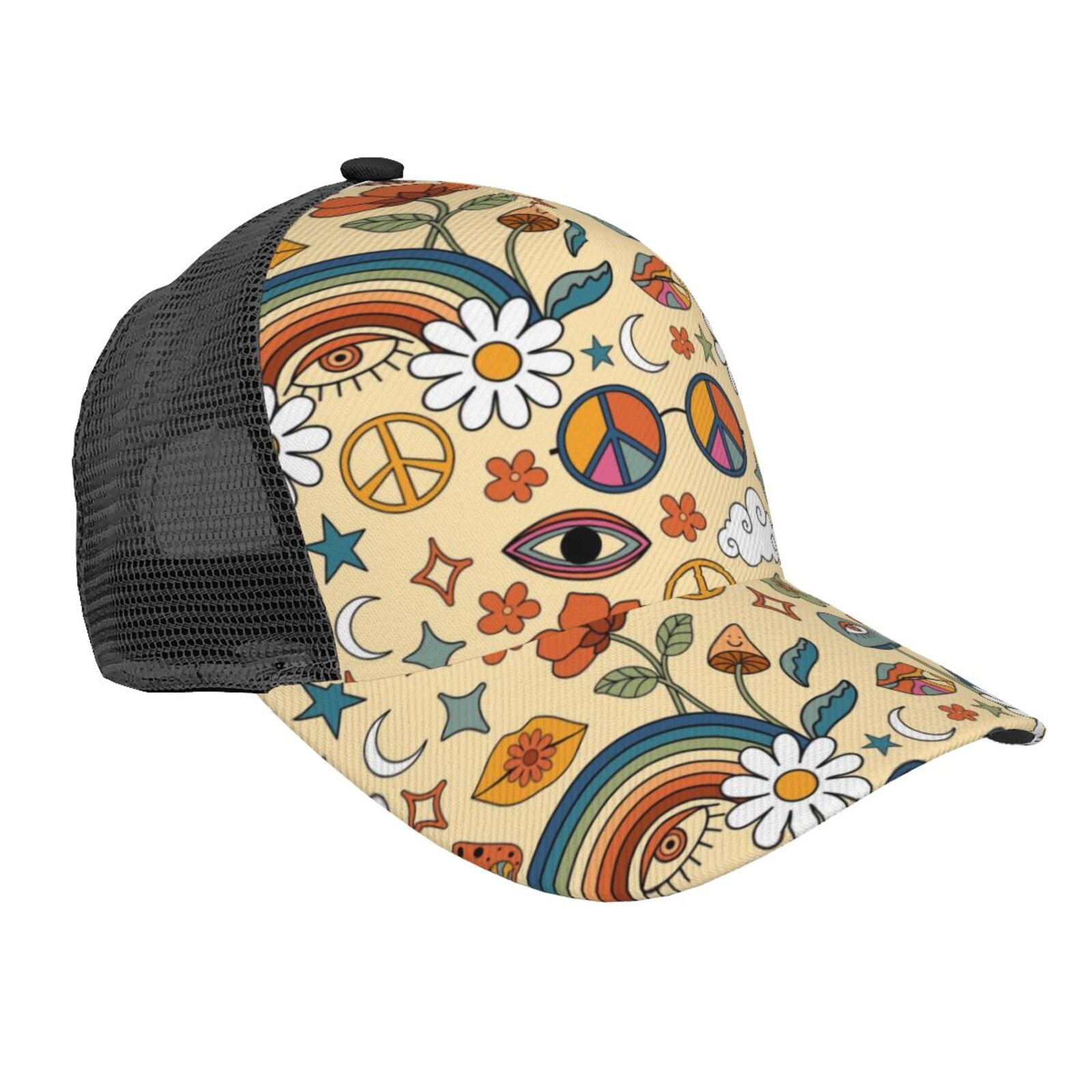 Adobk Messy High Bun Ponytail Adjustable Mesh Trucker Baseball Cap ...