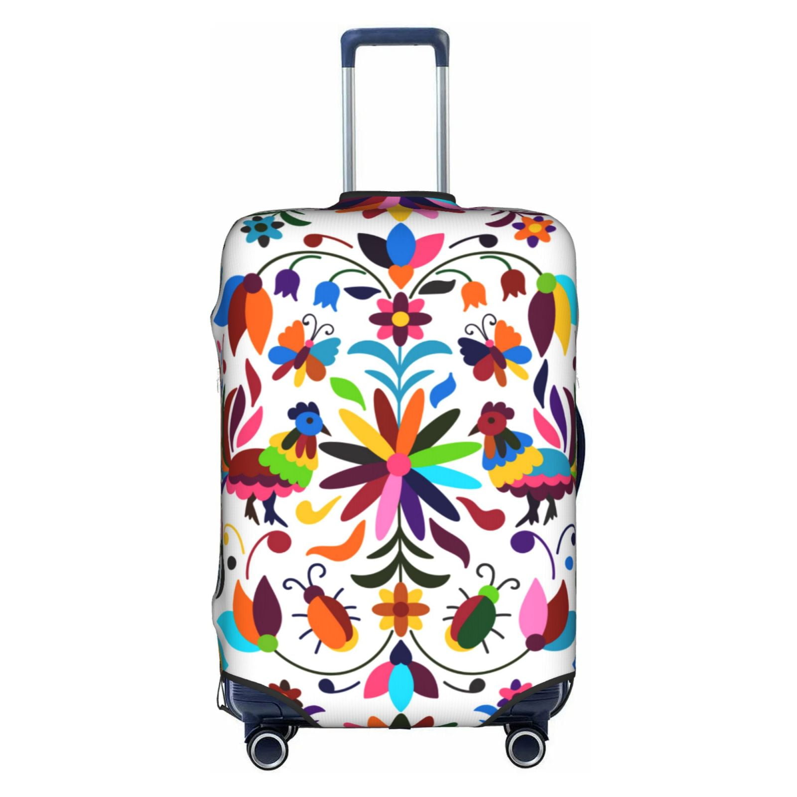 Adobk Mexican Bright Style Luggage Protector Suitcase Cover, Stretch ...