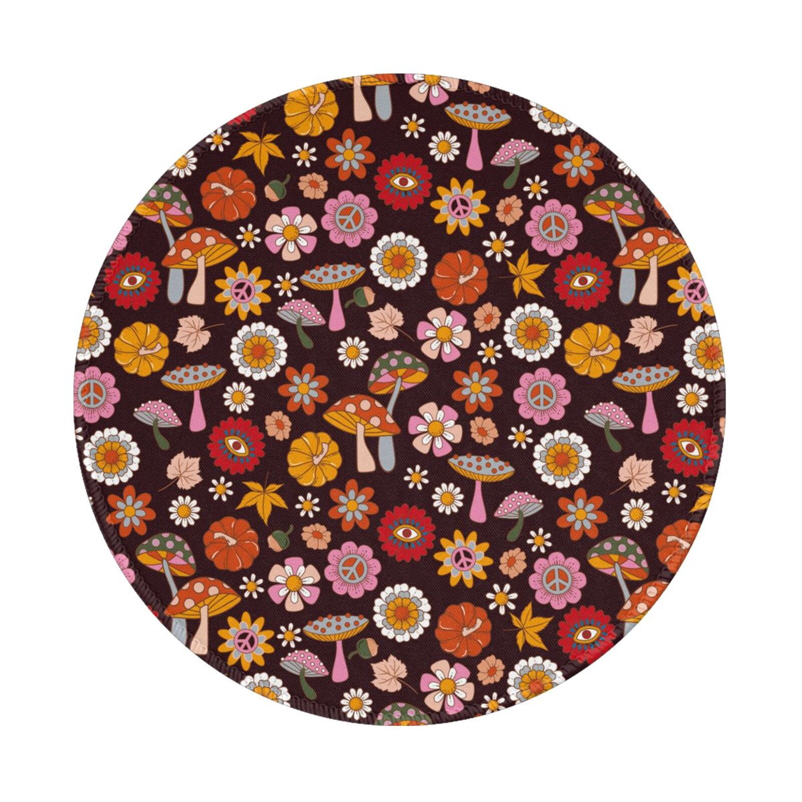 Adobk Mouse Pad,Anti Slip Rubber Round Mousepads Desktop Notebook Mouse ...