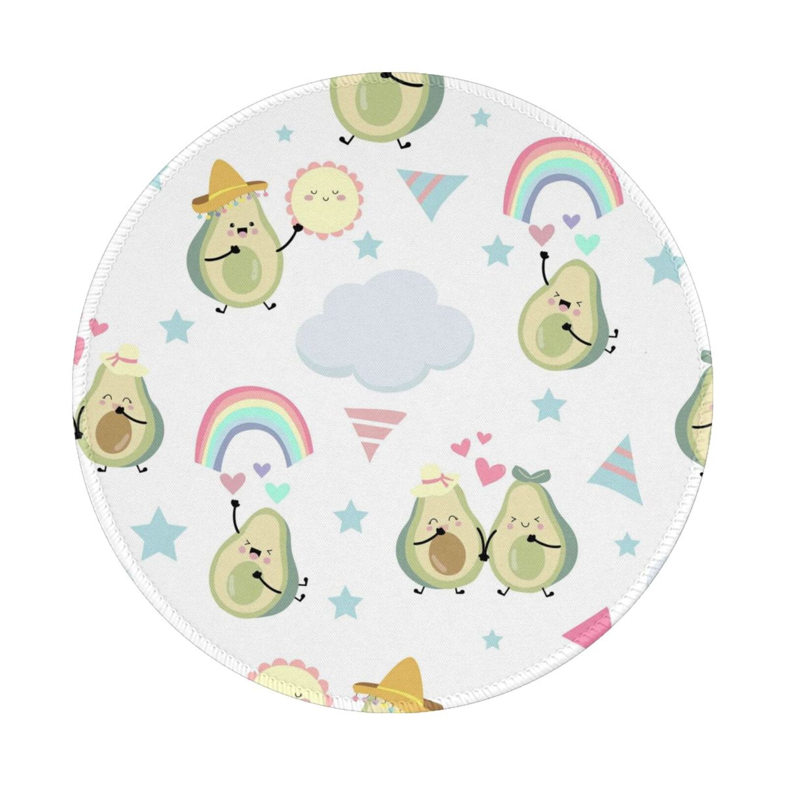 Adobk Mouse Pad,Anti Slip Rubber Round Mousepads Desktop Notebook Mouse ...