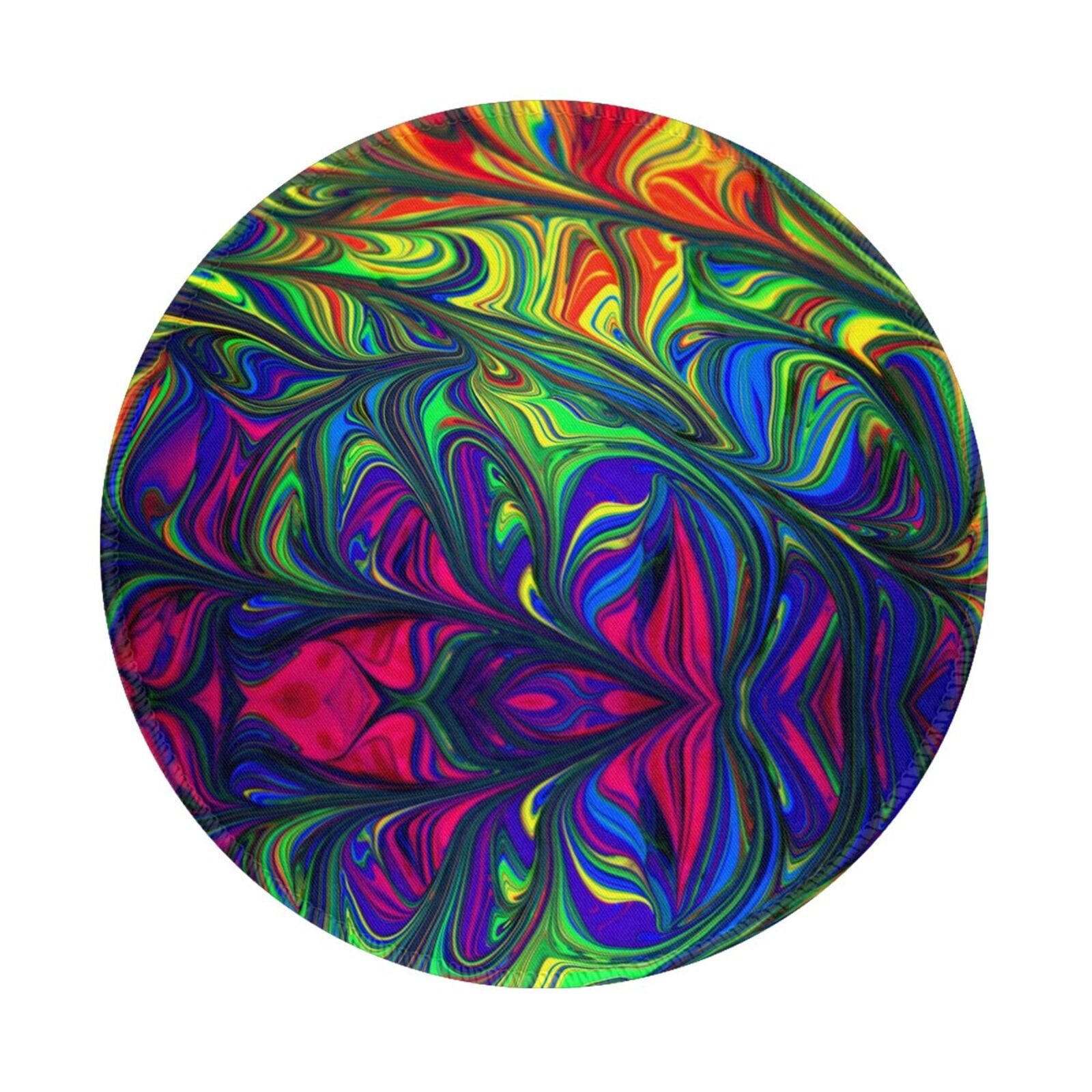 Adobk Mouse Pad,Anti Slip Rubber Round Mousepads Desktop Notebook Mouse ...