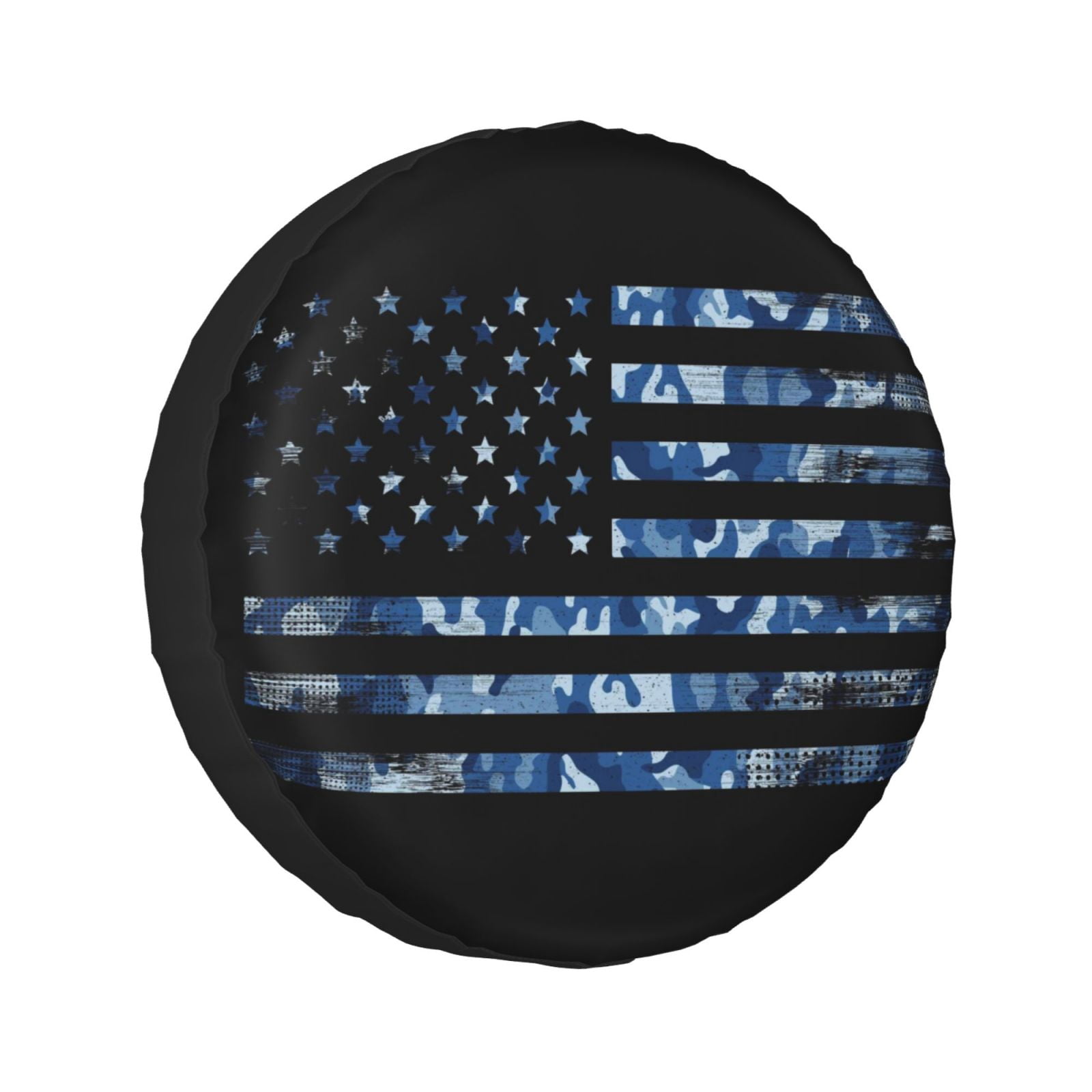 Adobk Navy Camouflage American Flag Spare Tire Wheel Cover For Car ...