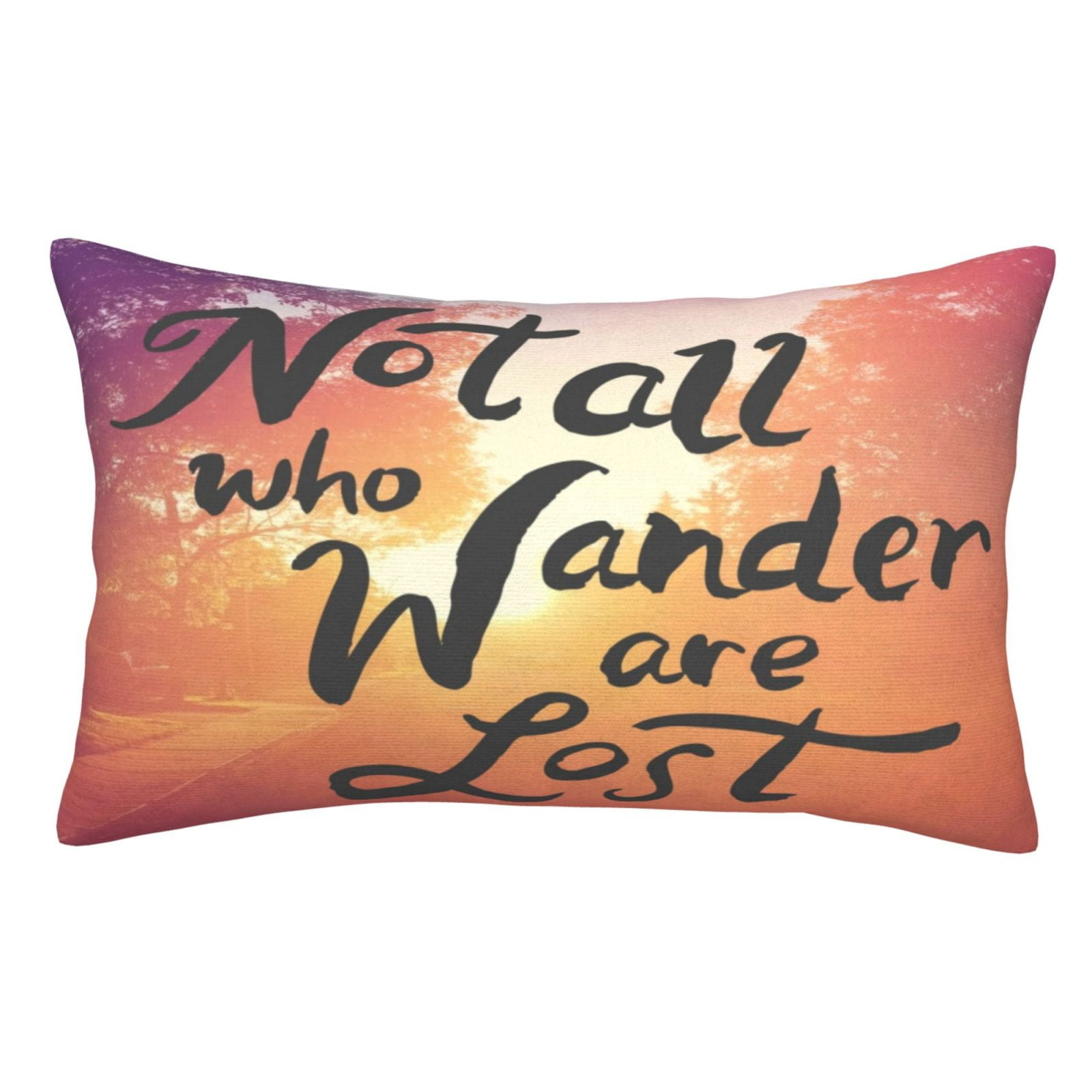 Adobk Not All Who Wander Are Lost Print Pillow Cases Standard Size,Not ...
