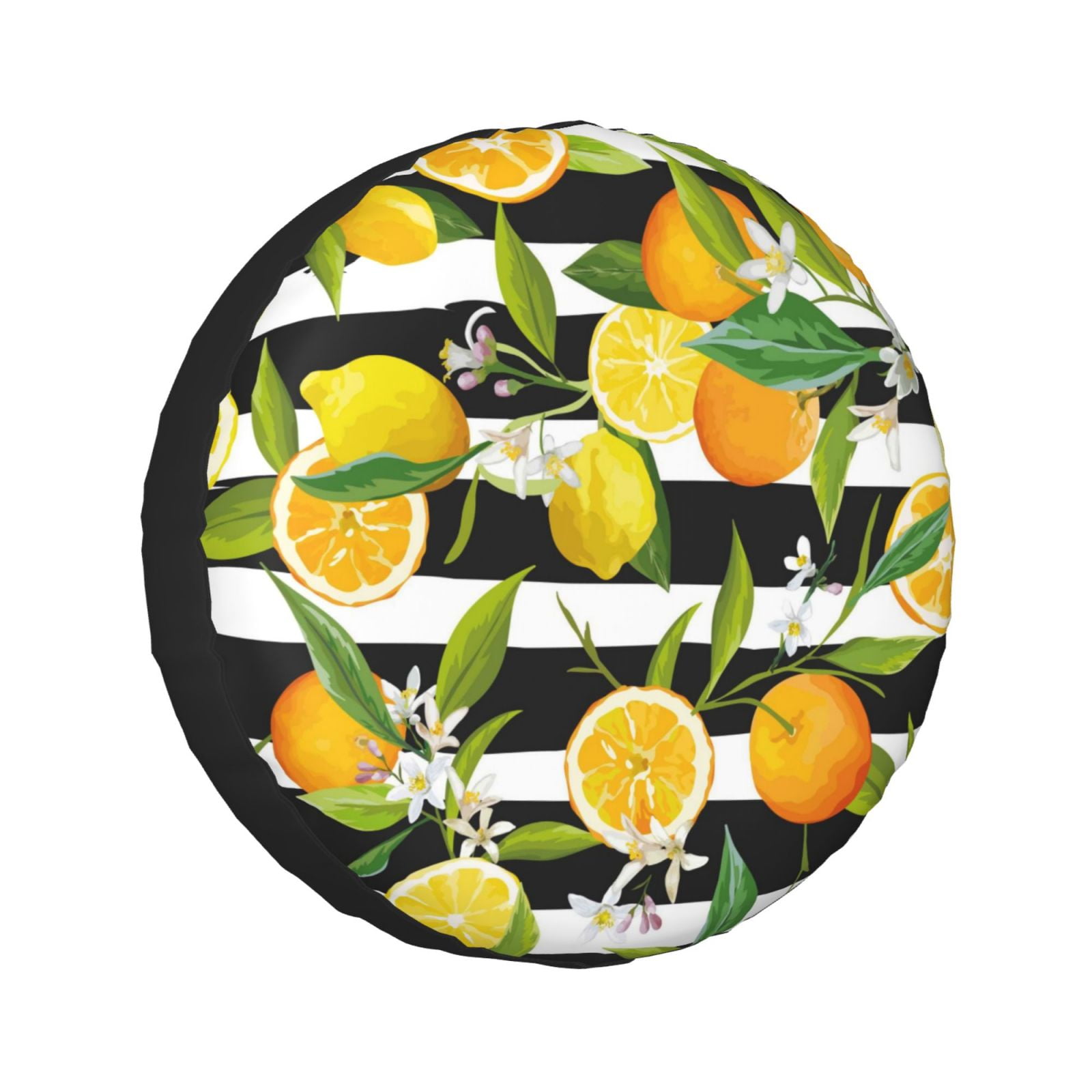 Adobk Orange And Lemon Spare Tire Wheel Cover For Car Truck Suv Camper ...