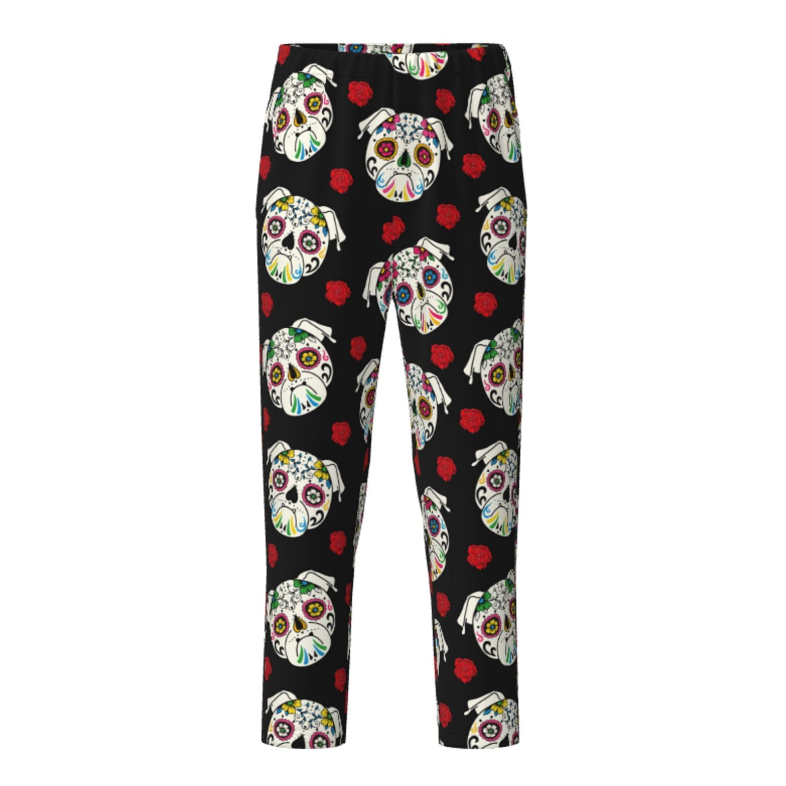Adobk PUG Print Teenagers' Pajama Pants Pajama Pants Long Sleep Pants ...
