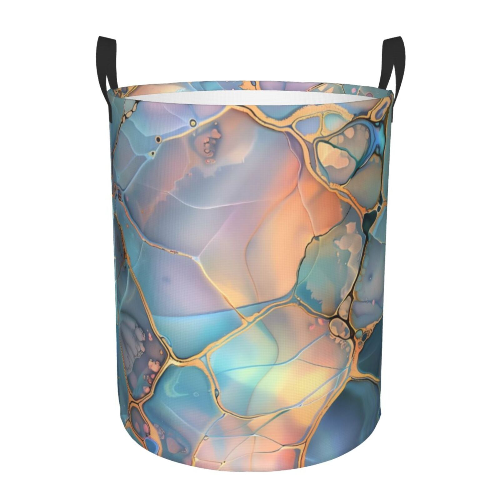 Adobk Pastel Abstract Fluid Art Print Laundry Basket,irty Clothes ...