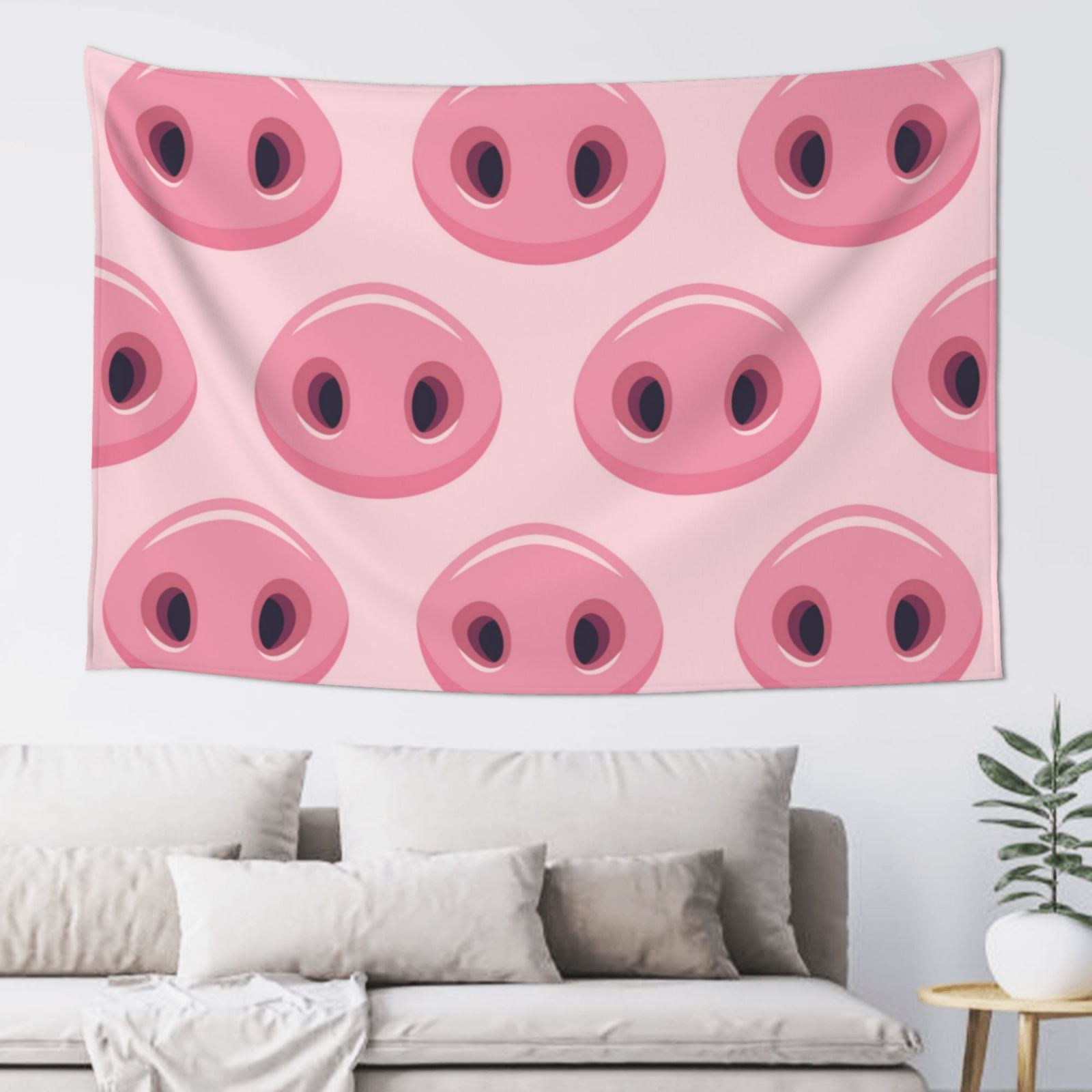 Adobk Pig Nose Print Tapestry Wall Tapestry 60x40 Inch, Wall Hanging ...
