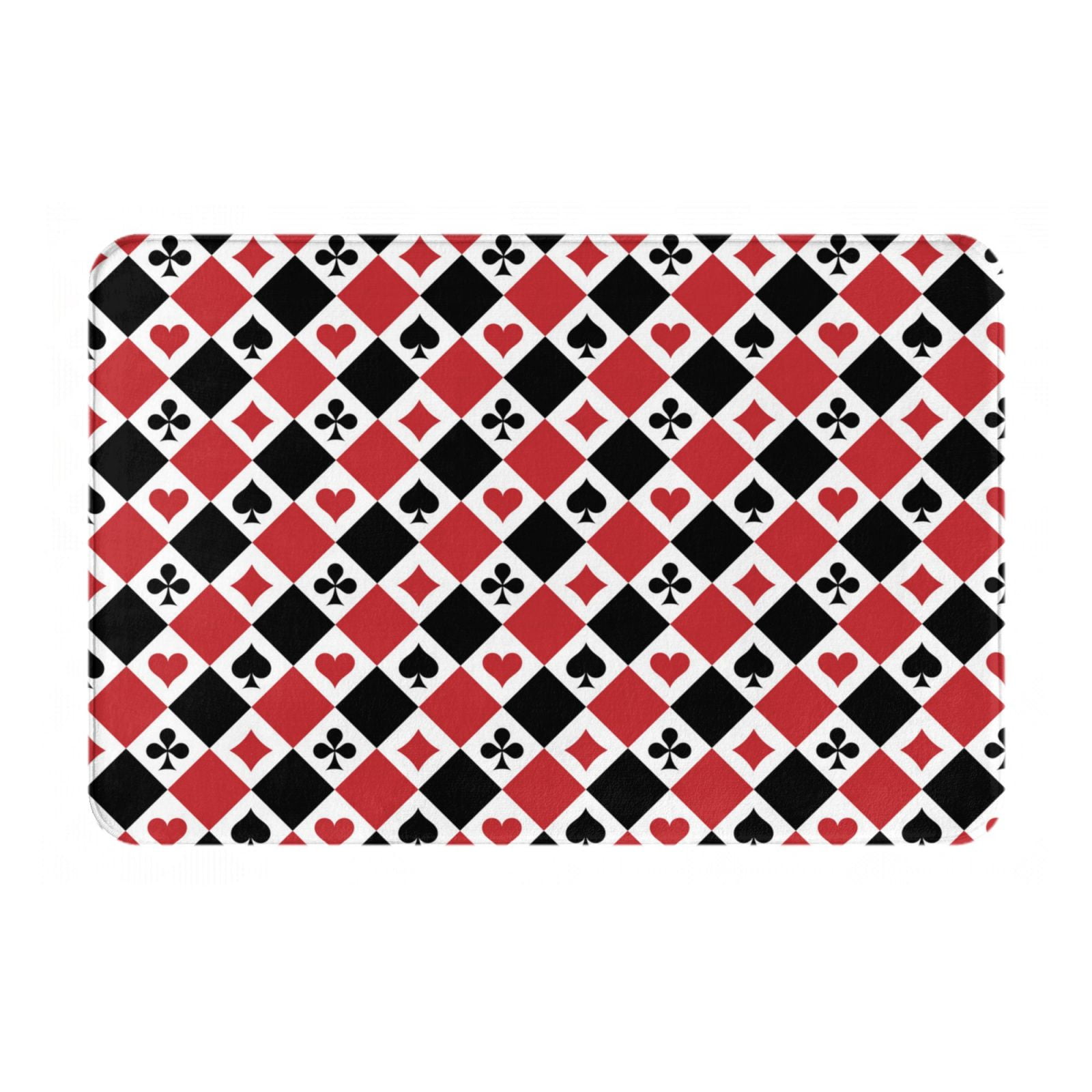 Adobk Playing Cards Rugs Mats Door Mat Outdoor Doormat 16x24in Non Slip ...