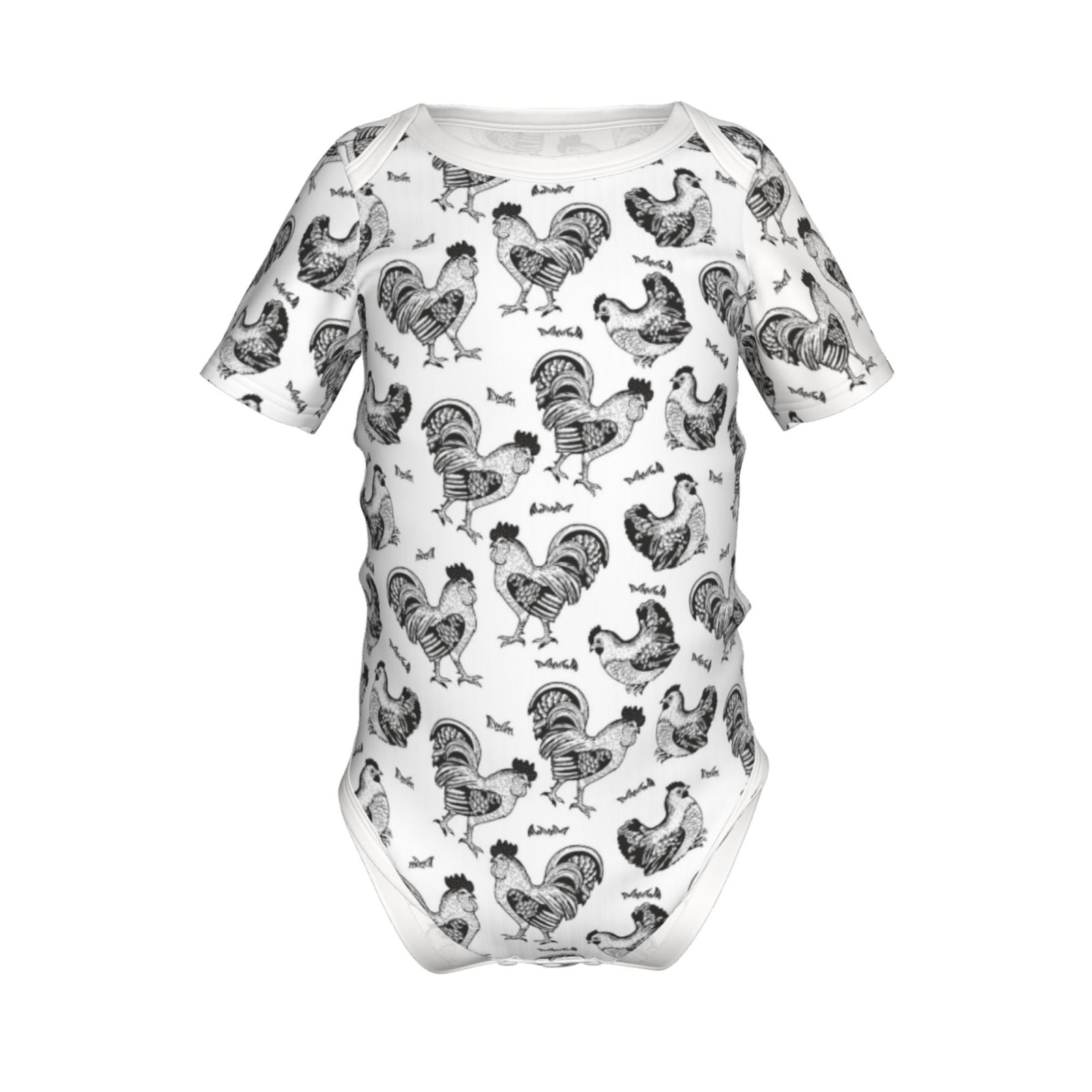 Adobk Retro Rooster Print Baby Climbing Clothes,Jumpsuit Rompers ...