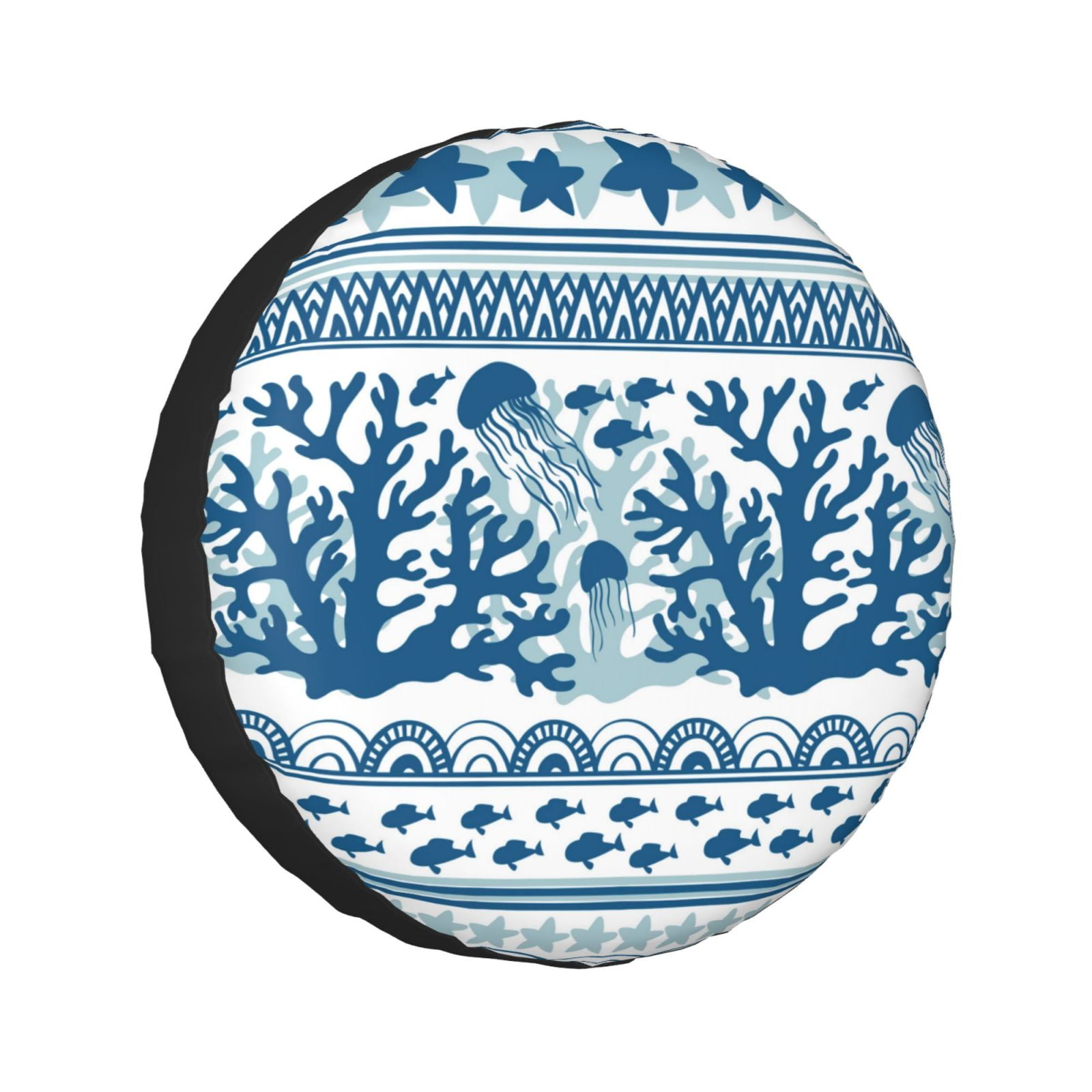 Adobk Sea Underwater Jellyfish Spare Tire Wheel Cover For Car Truck Suv ...