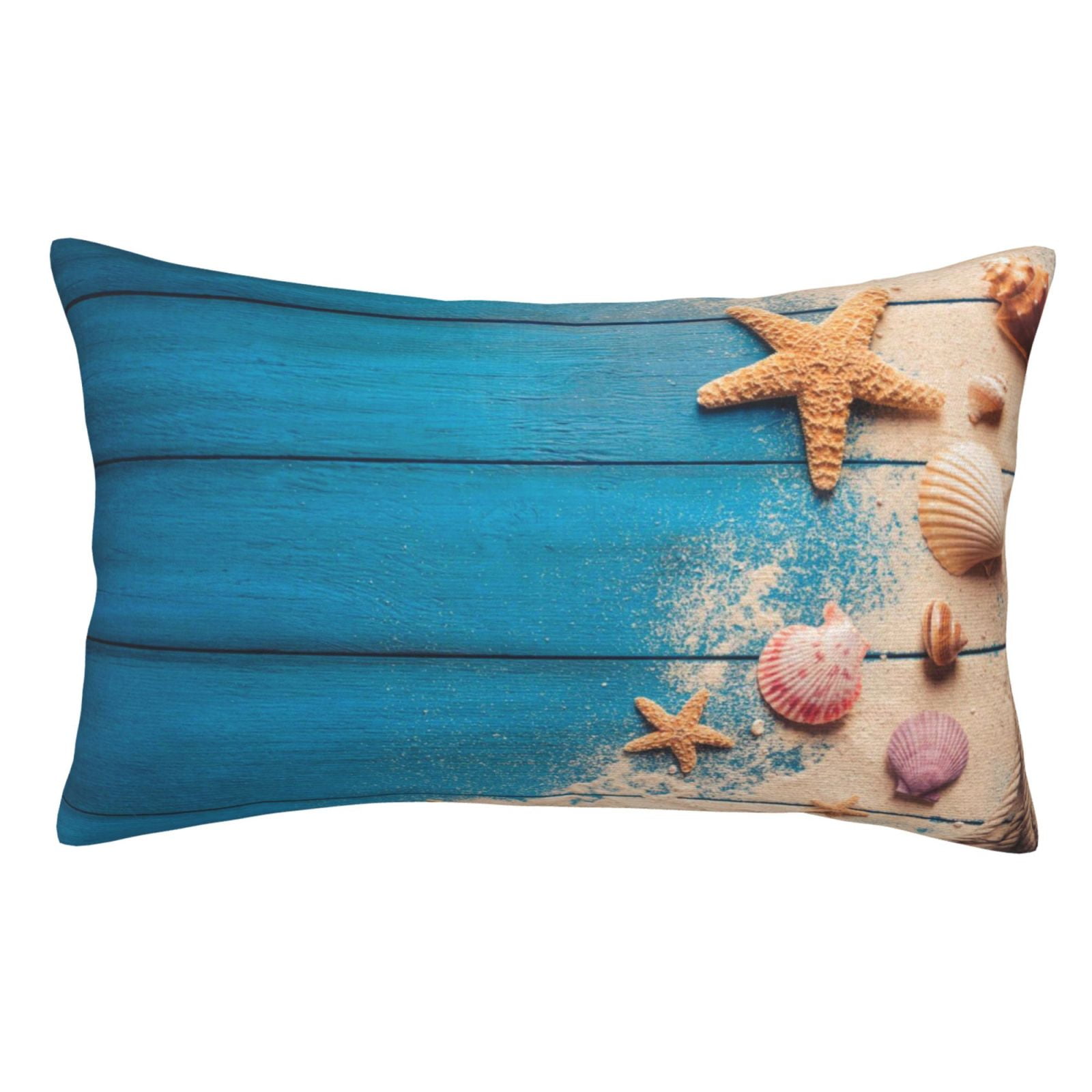 Adobk Shells And Starfish Print Pillow Cases Standard Size,Shells And ...
