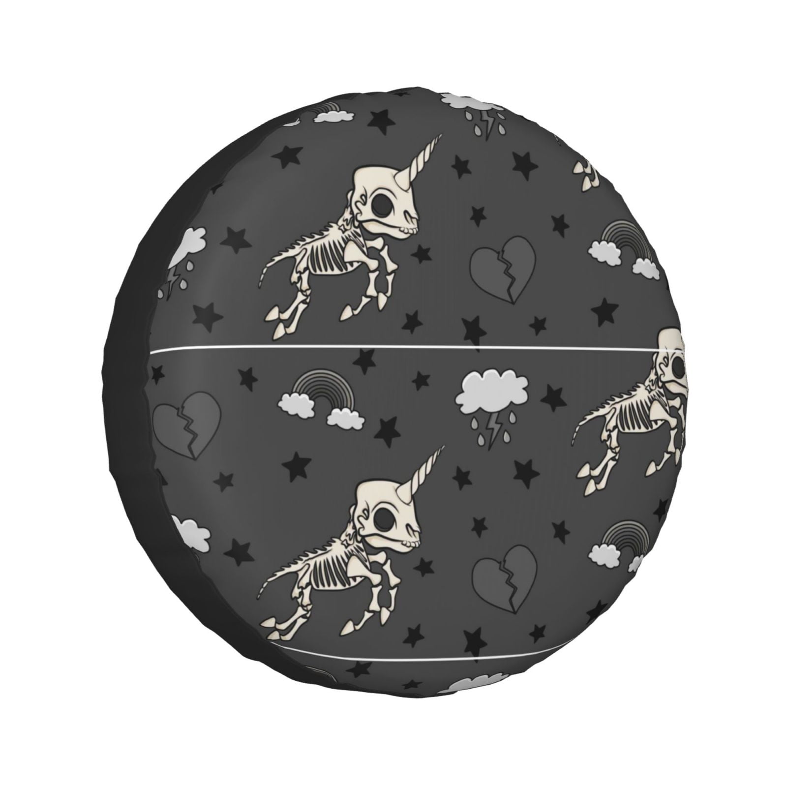 Adobk Skeleton Unicorn Spare Tire Wheel Cover For Car Truck Suv Camper ...