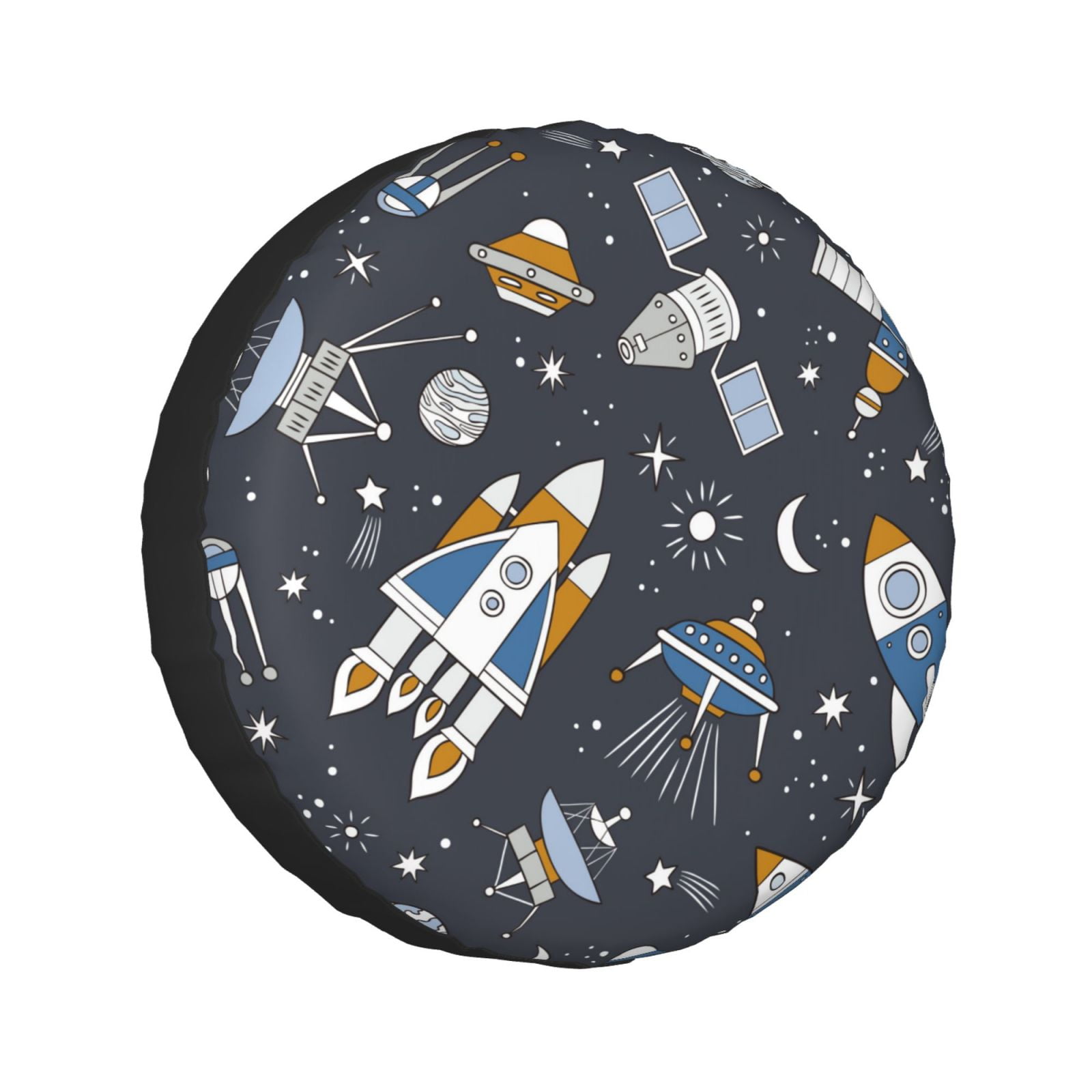 Adobk Space Cars Spare Tire Wheel Cover For Car Truck Suv Camper ...