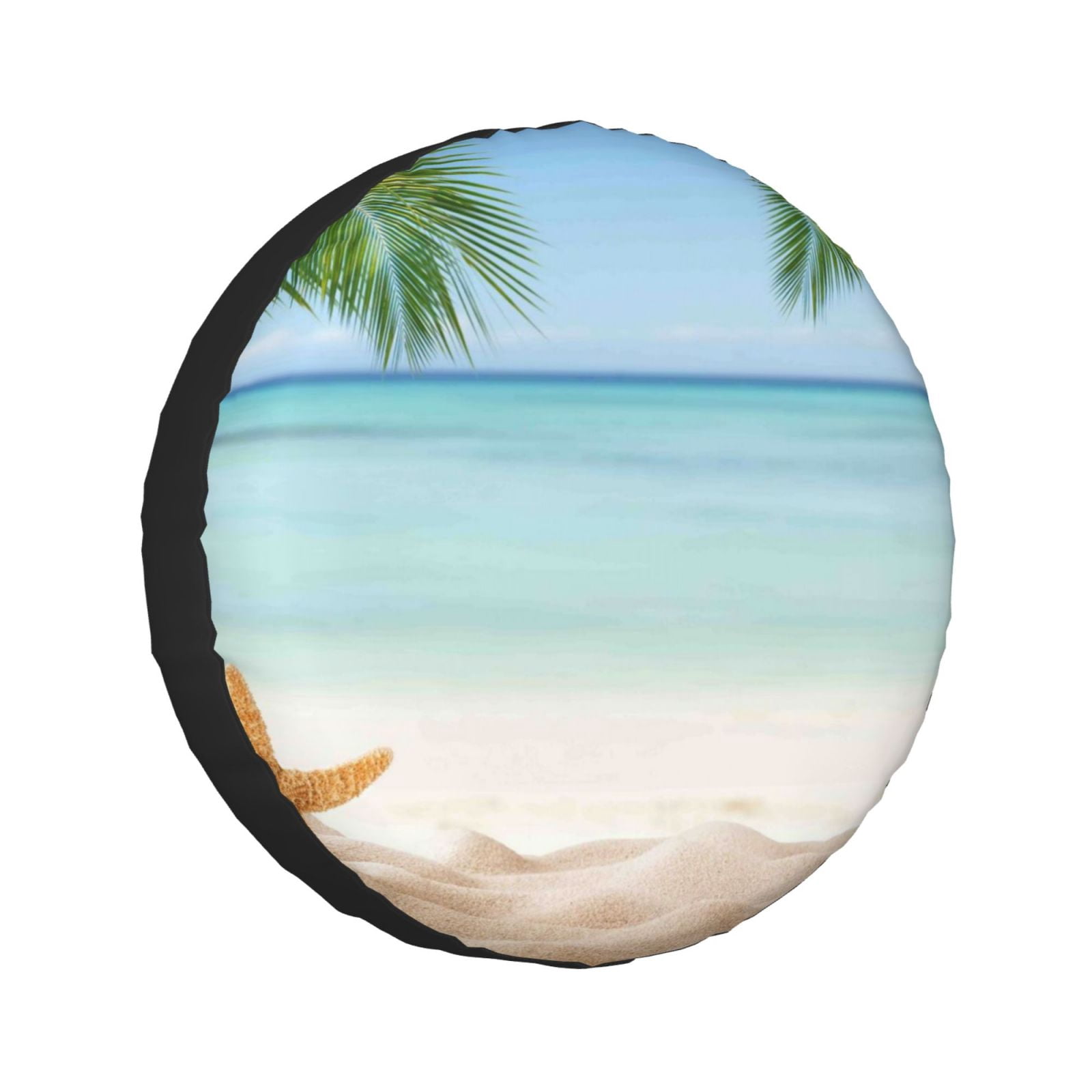 Adobk Starfish In Beach Spare Tire Wheel Cover For Car Truck Suv Camper ...