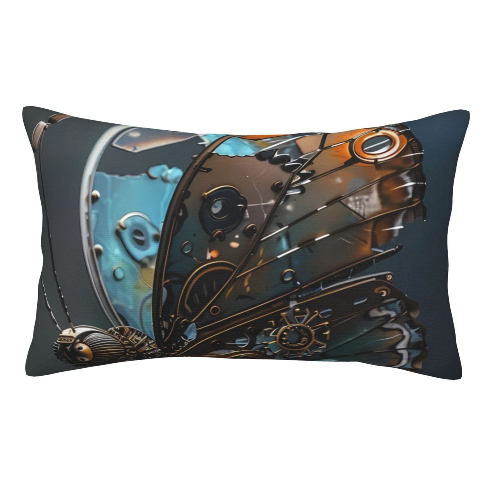 Adobk Steampunk Mechanical Butterfly Print Pillow Cases Standard Size ...
