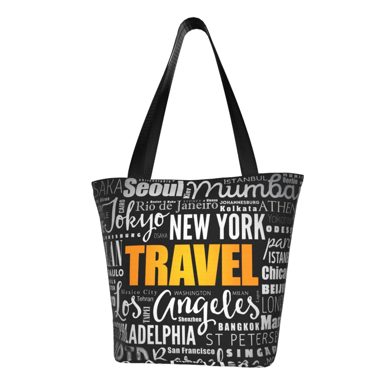 Adobk Travel Canvas Tote Bag Vintage Tote Bag Shopping Bags Beach Bag ...