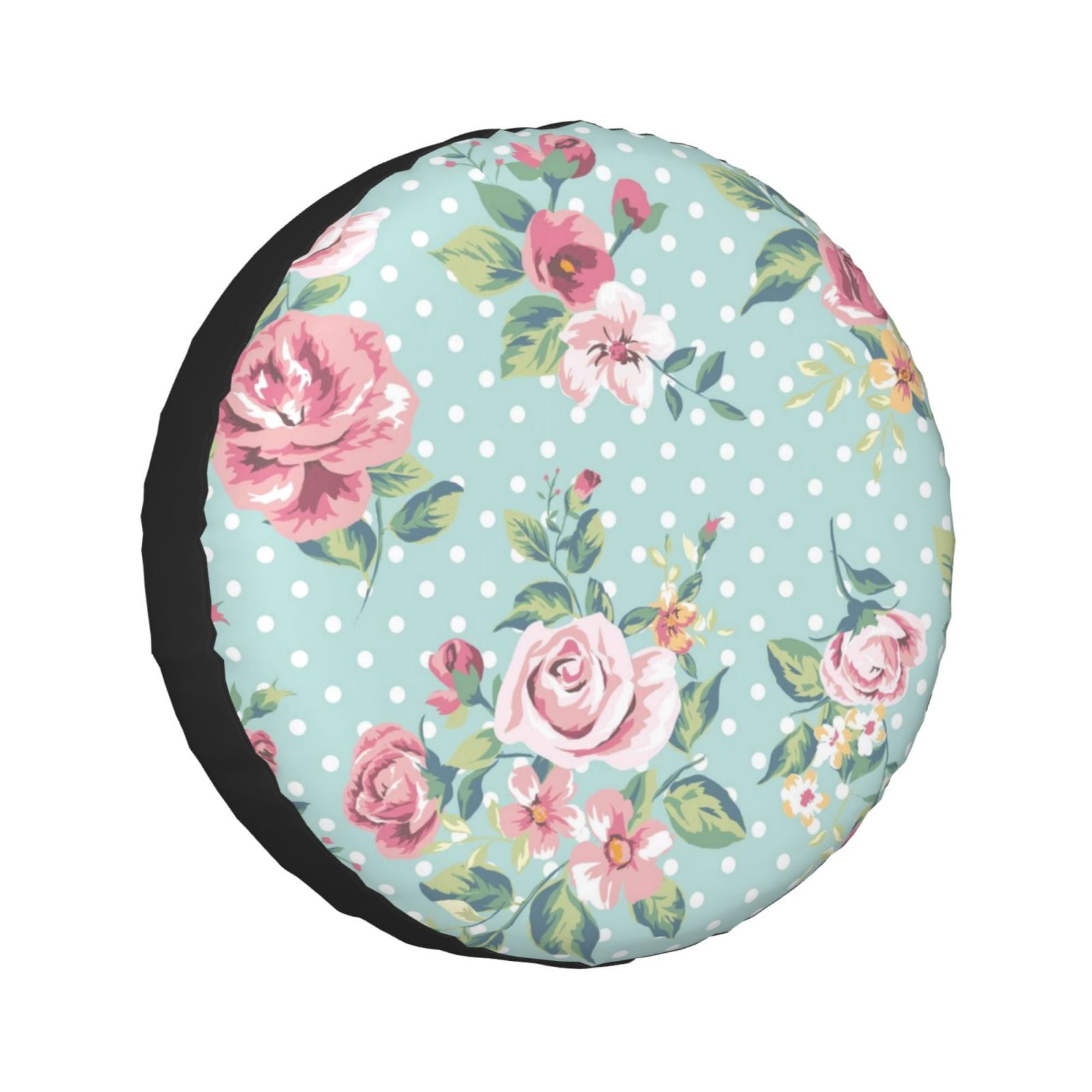 Adobk Vintage Floral Spare Tire Wheel Cover For Car Truck Suv Camper ...