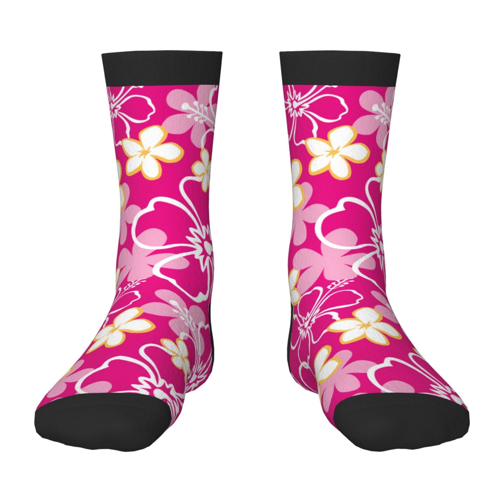 Adobk Vintage Flowers Print Ultimate Fashion Crew Socks Pack ...