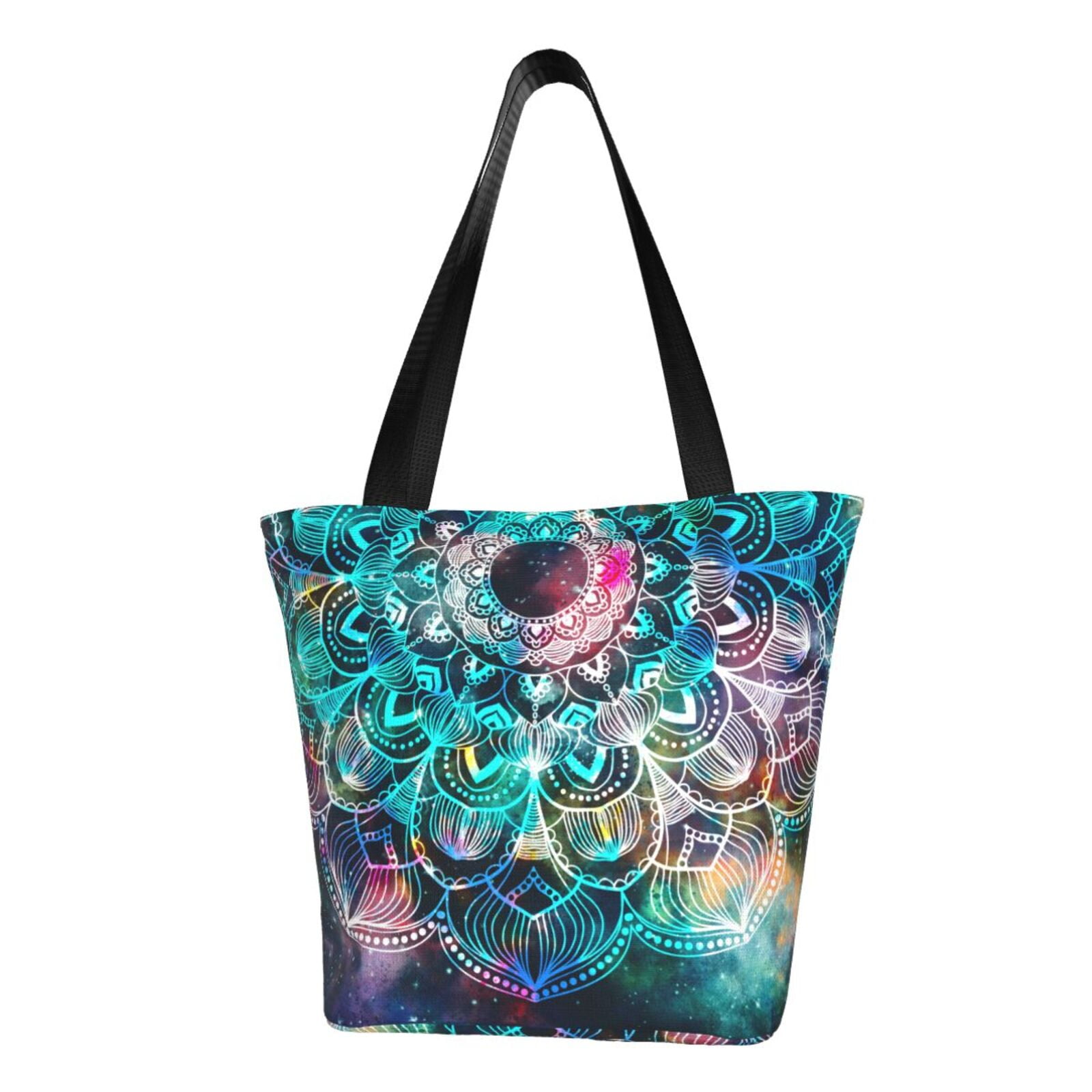Adobk Watercolor Mandala Canvas Tote Bag Vintage Tote Bag Shopping Bags ...