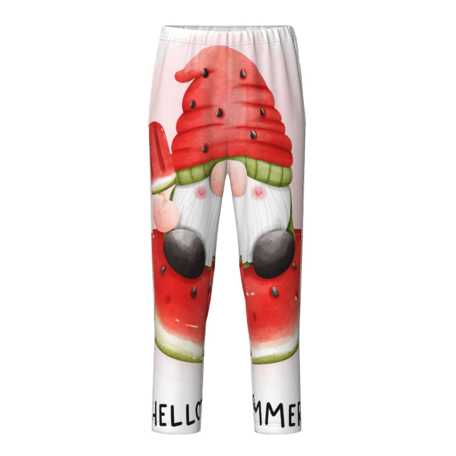 Adobk Watermelon Gnome Print Teenagers' Pajama Pants Pajama Pants Long ...